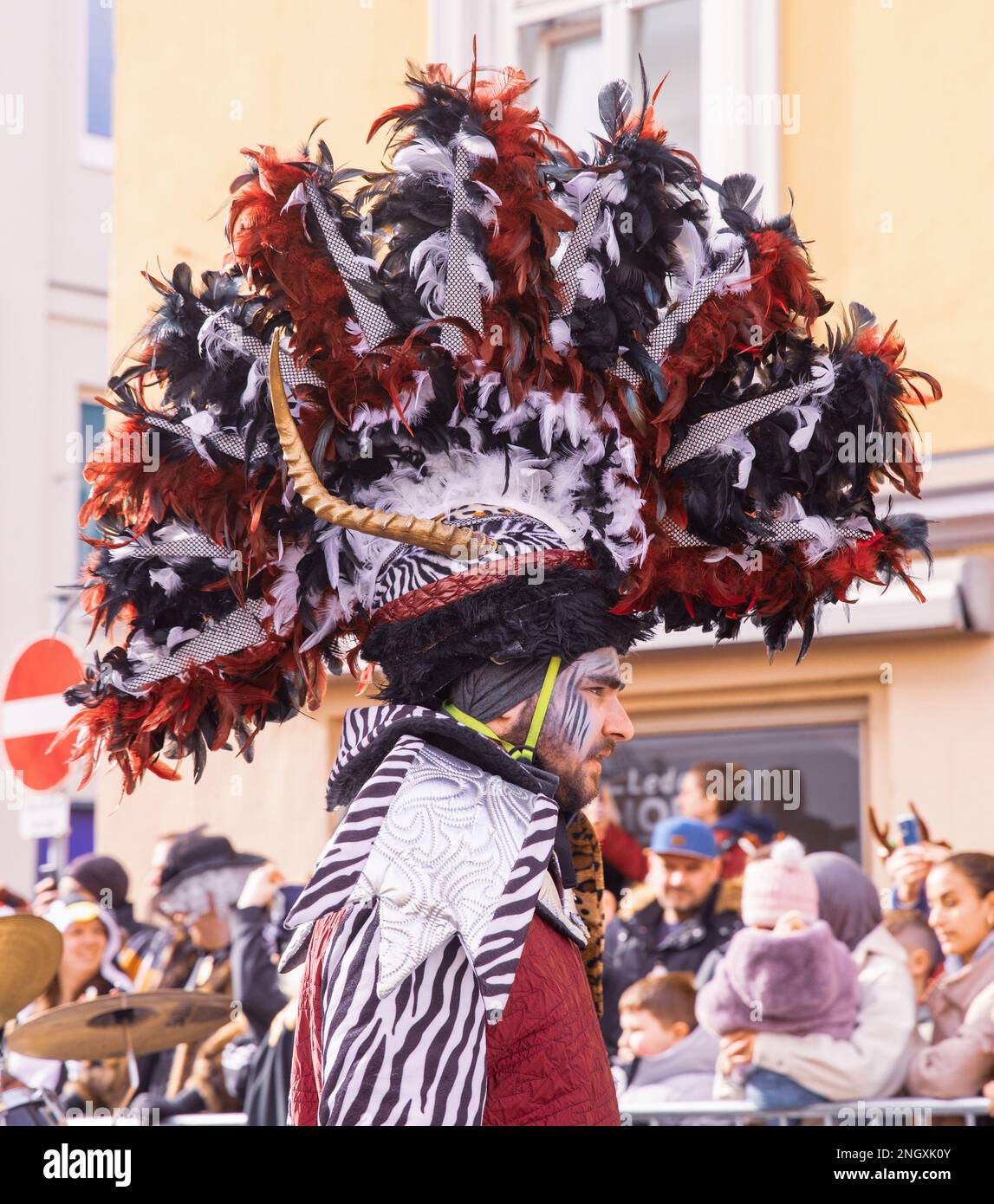 Villach, Österreich - 19. Februar 2023: Karneval in Villach, Fasching ...