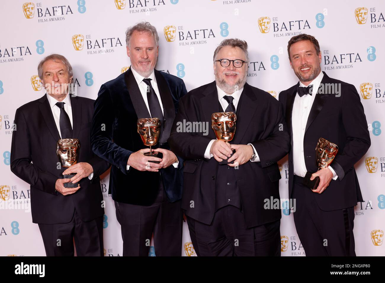 Gary Ungar, from left, Mark Gustafson, Guillermo del Toro and Alex ...