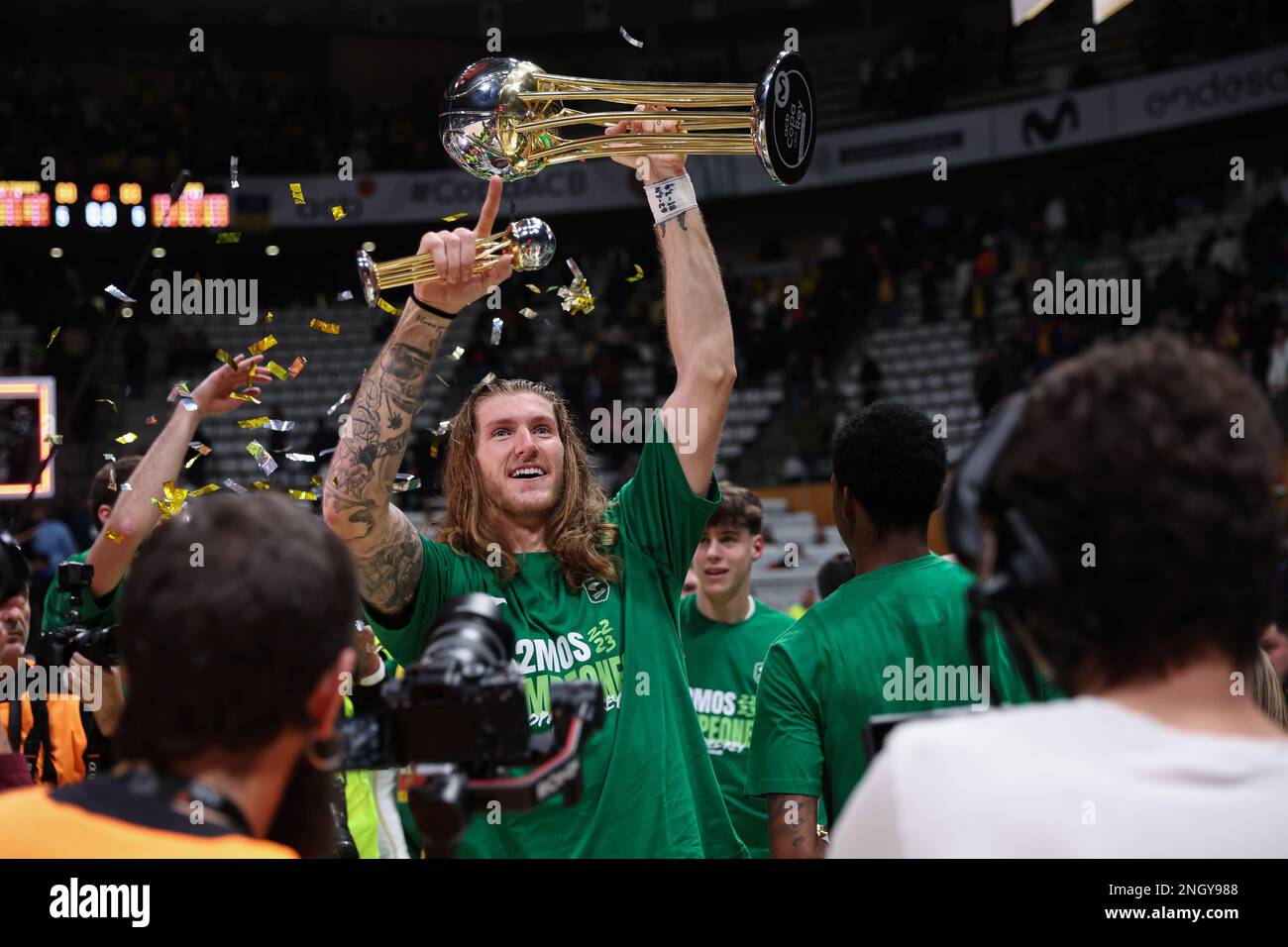 Dylan Osetkowski von Unicaja Malaga während des ACB Copa Del Rey ...
