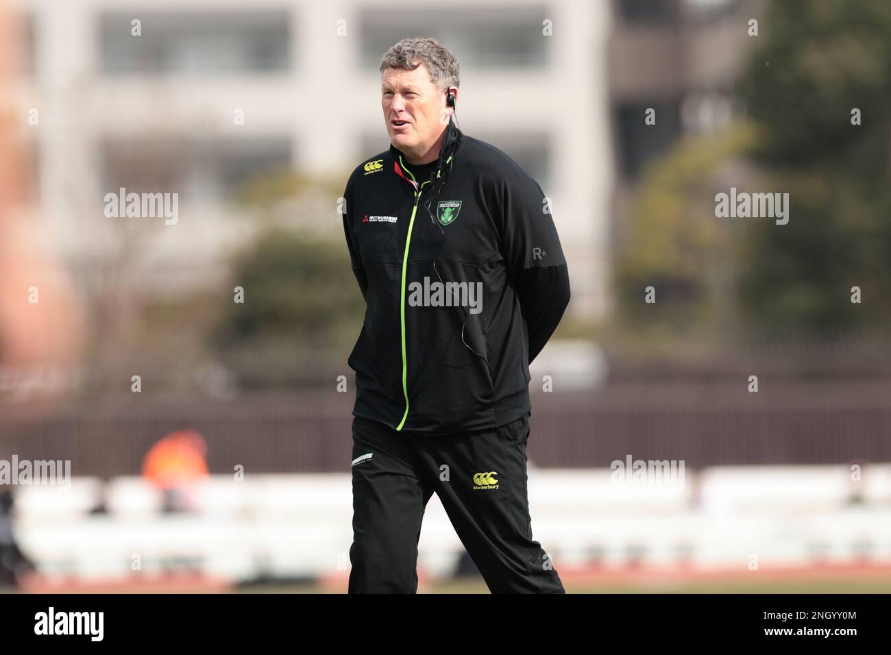 Tokio, Japan. 19. Februar 2023. Glenn Delaney Head Coach (DYNABOARS ...
