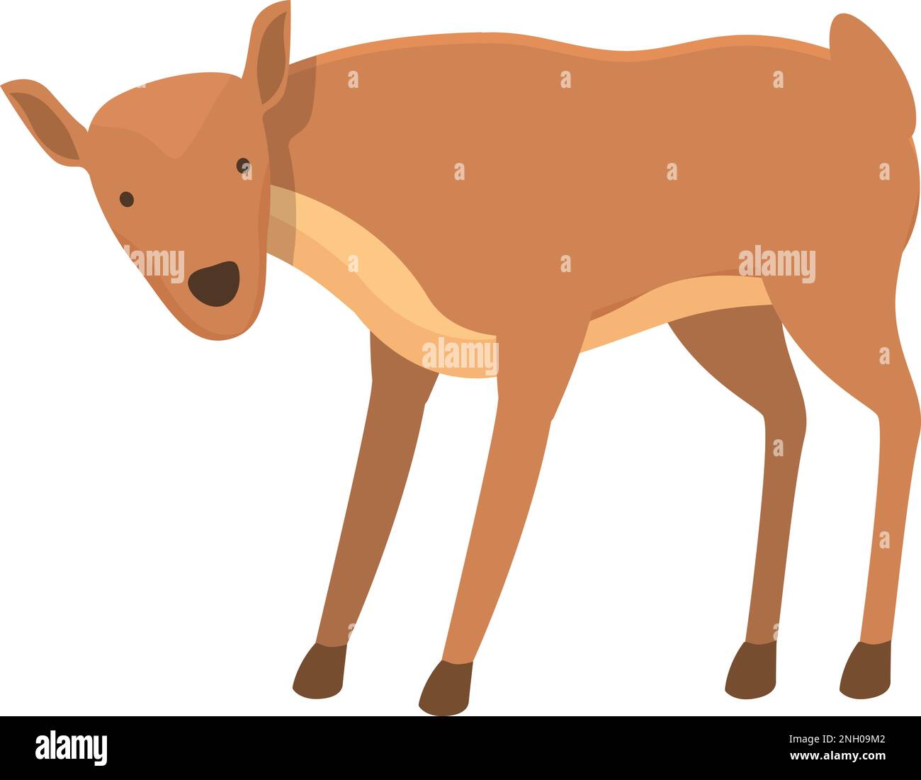 Herd of elk Stock-Vektorgrafiken kaufen - Alamy