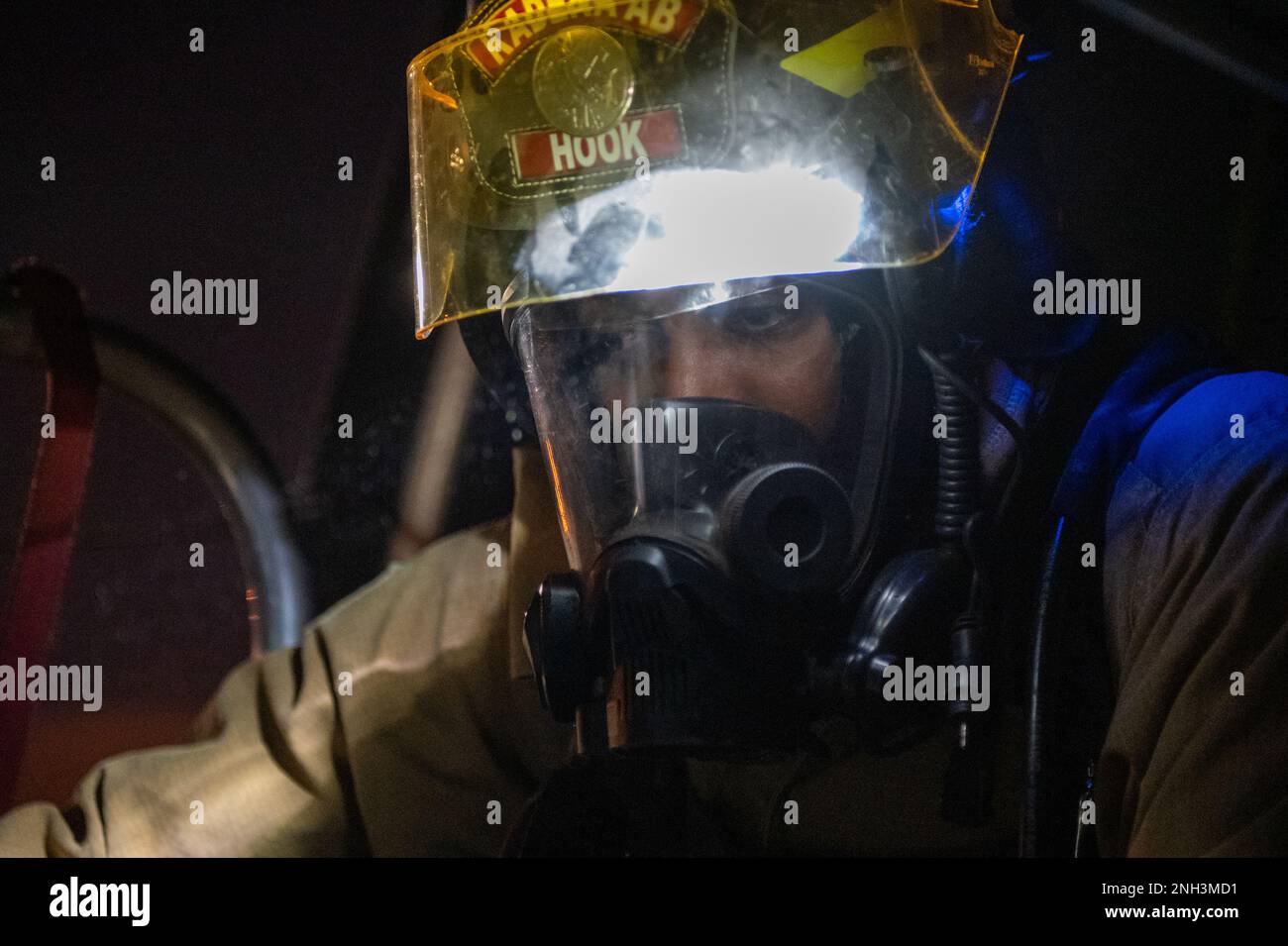 USA Air Force Senior Airman Edmond Hook, mit dem 378. Expeditionary ...