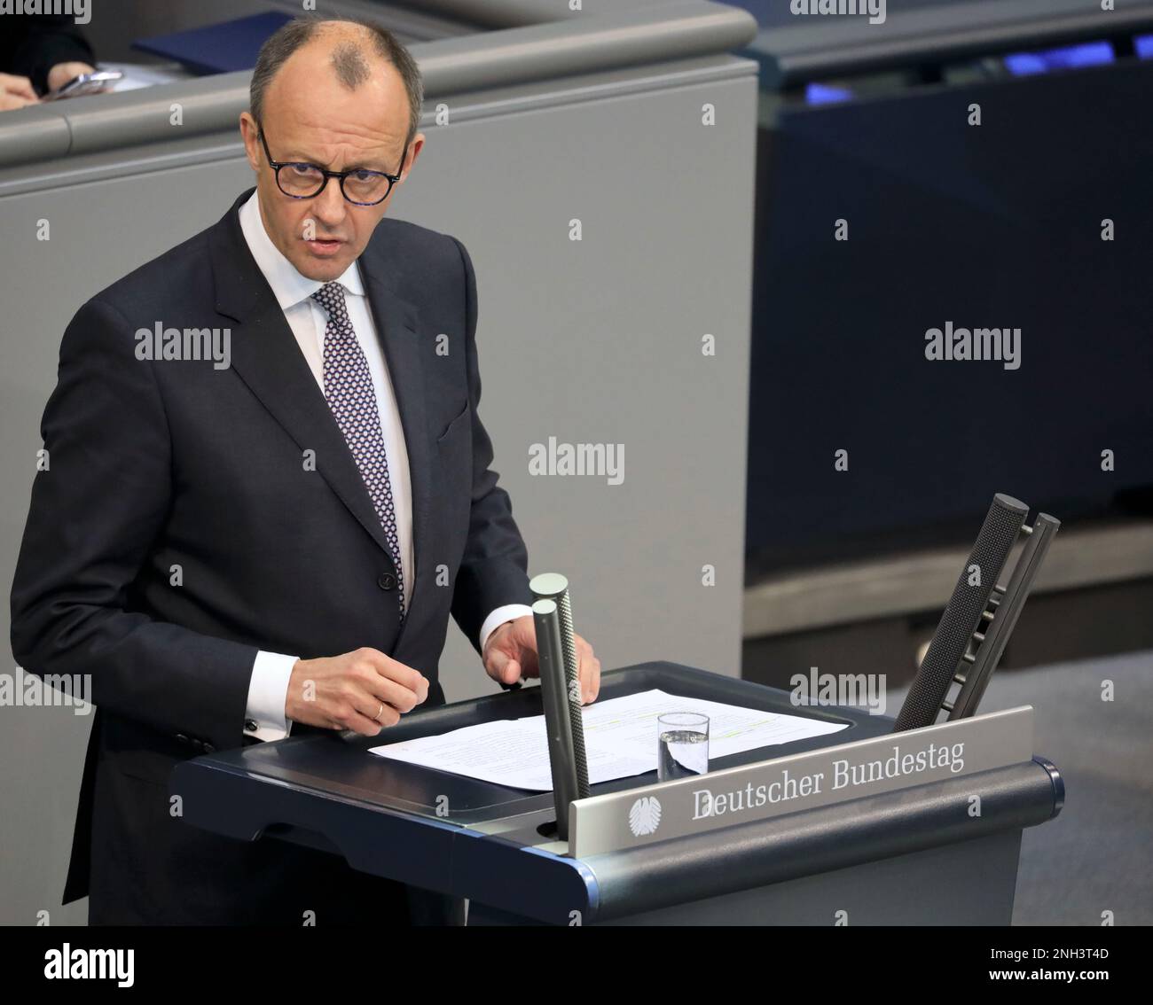 Berlin, Deutschland, 8. Februar 2023. Friedrich Merz ...