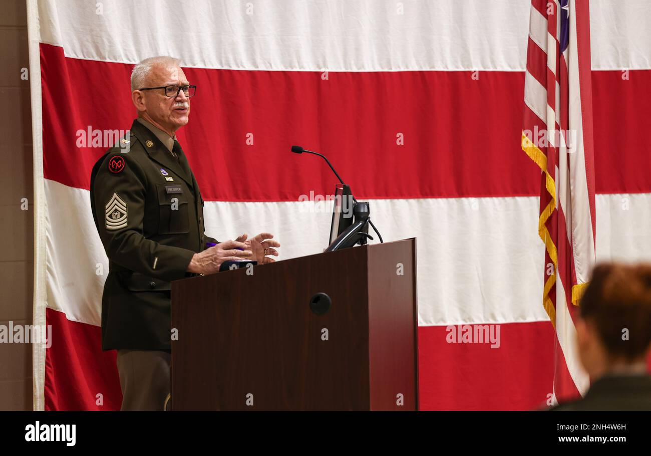 Major David Piwowarski, New York Army National Guard Command Sgt ...