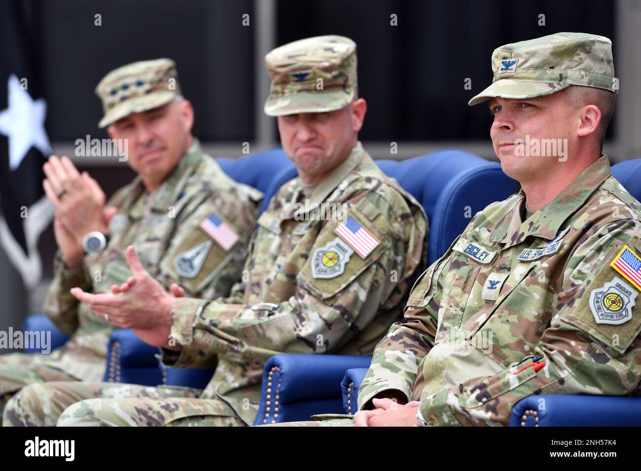 SCHRIEVER SPACE FORCE BASE, FARB. -- Space Delta 9 führte die Zeremonie ...