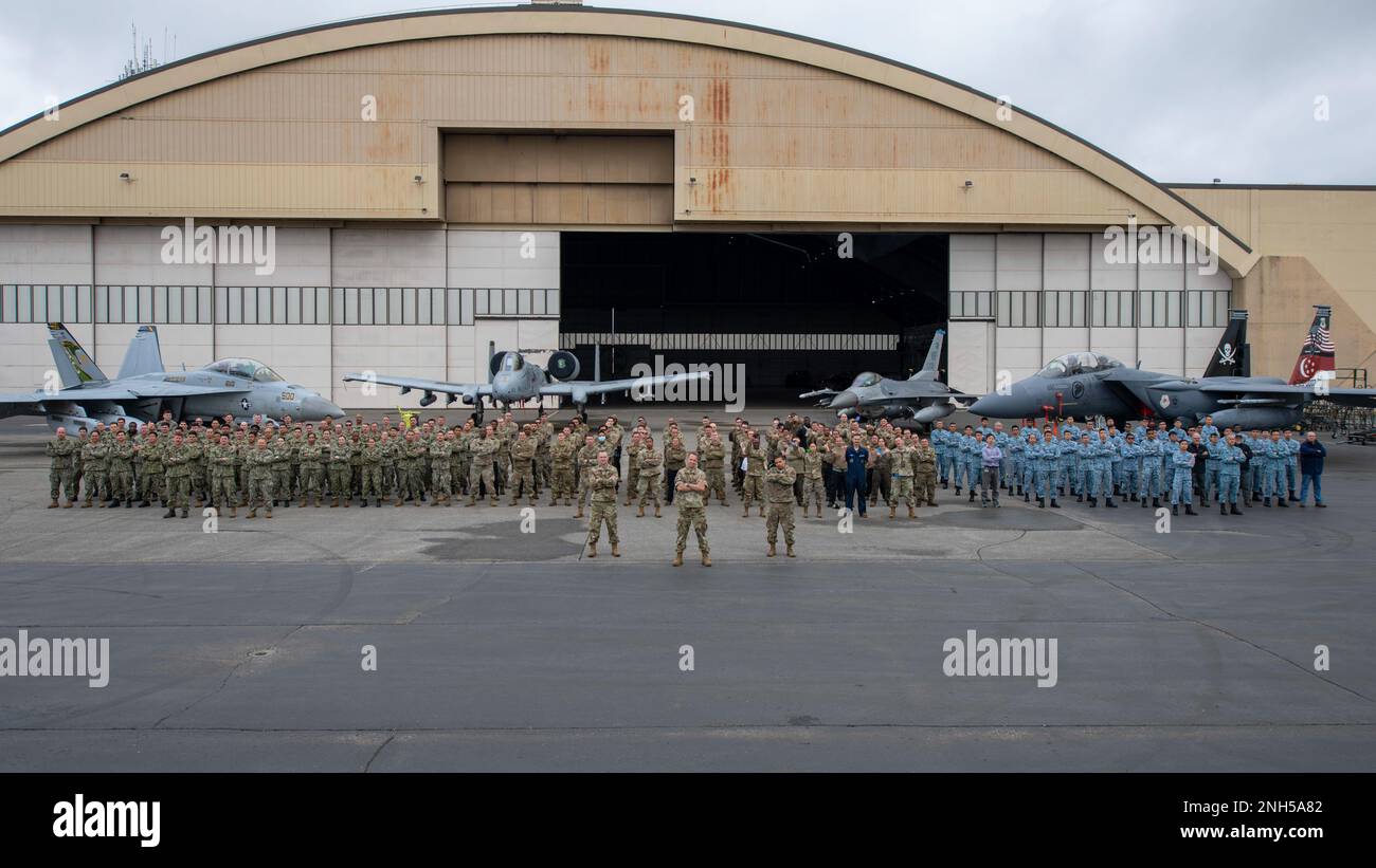 Joint-Force-Betreuer aus den USA Air Force 35. und 25. Aircraft ...