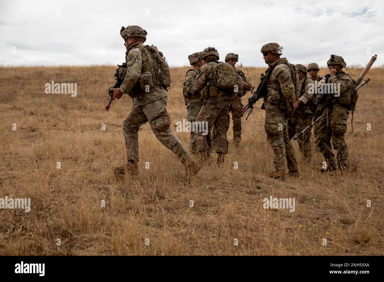Hawaii Army National Guard Soldaten, die der Alpha Company zugewiesen ...