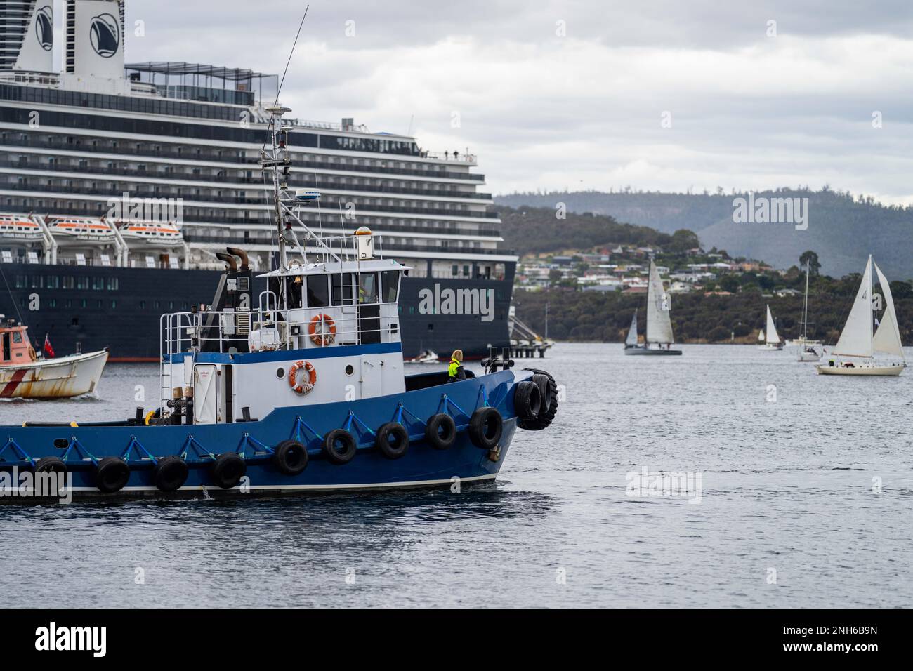 Tall Ships beim Wooden Boat Festival in hobart, tasmanien, australien ...