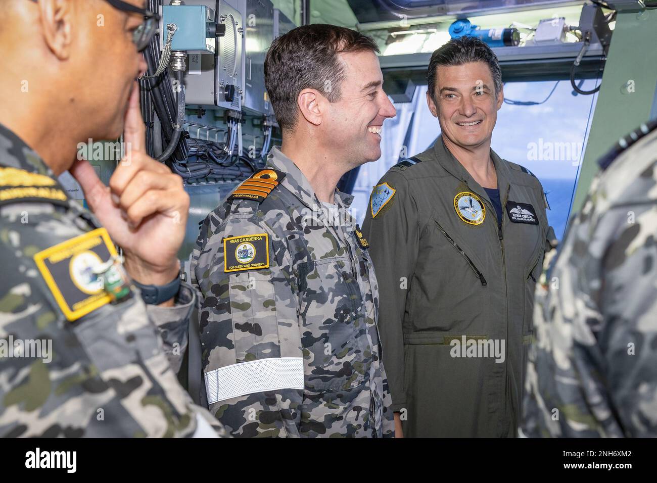 PAZIFIK (20. Juli 2022) Captain Jace Hutchison RAN, Befehlshaber Royal ...