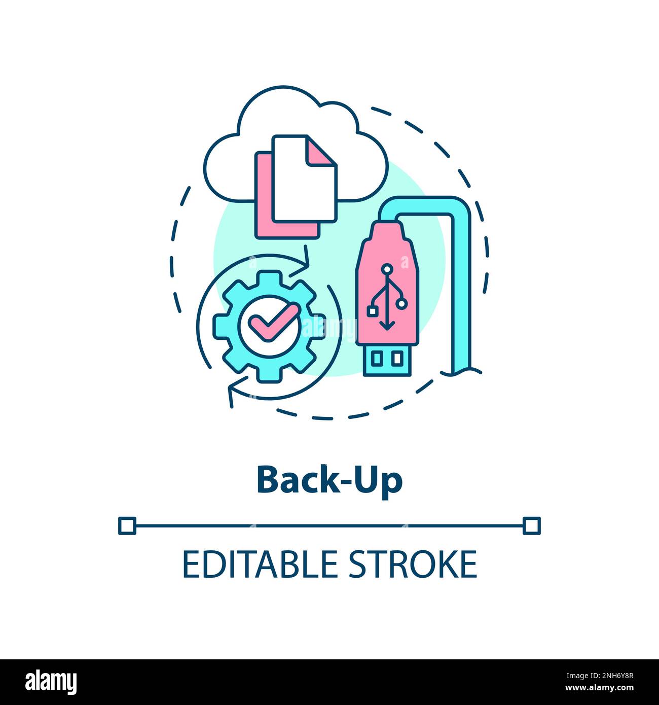 The back up plan Stock-Vektorgrafiken kaufen - Alamy