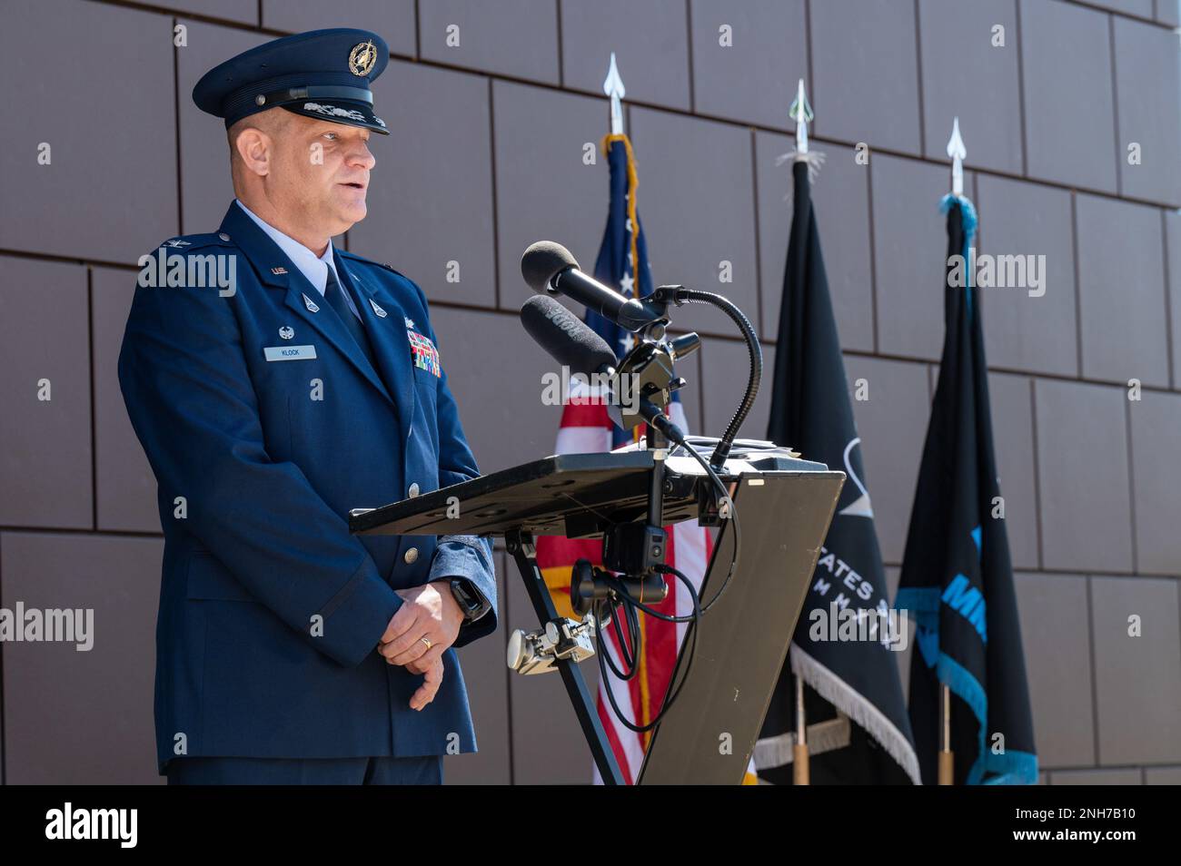 USA Oberst Kenneth F. L. Klock, eingehender Befehlshaber des National ...