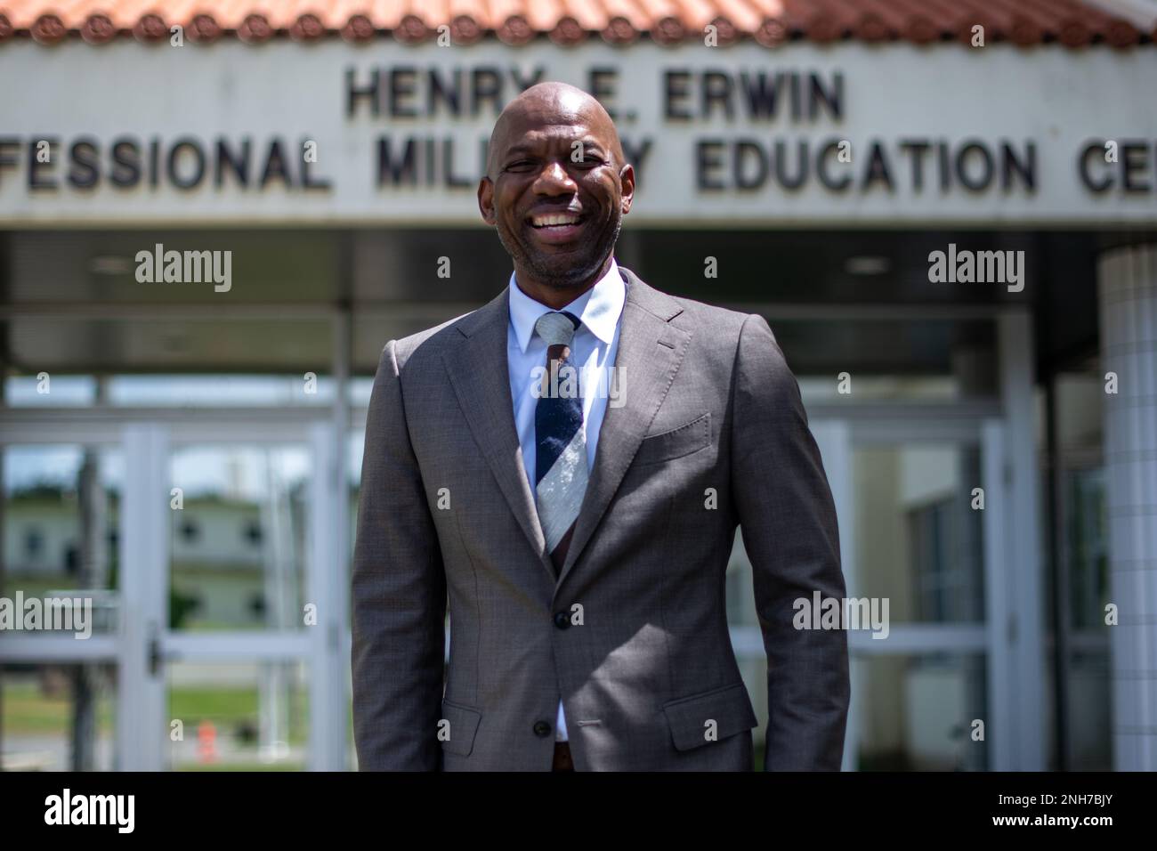 USA Oberfeldwebel Der Luftwaffe (Ret.) Todd M. Simmons, ehemaliger Oberkommandooberwebel der Air ...