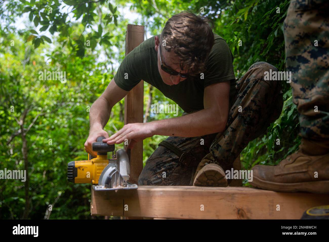 USA Jacob Rickard, Spezialist für Landungsunterstützung bei der Task ...