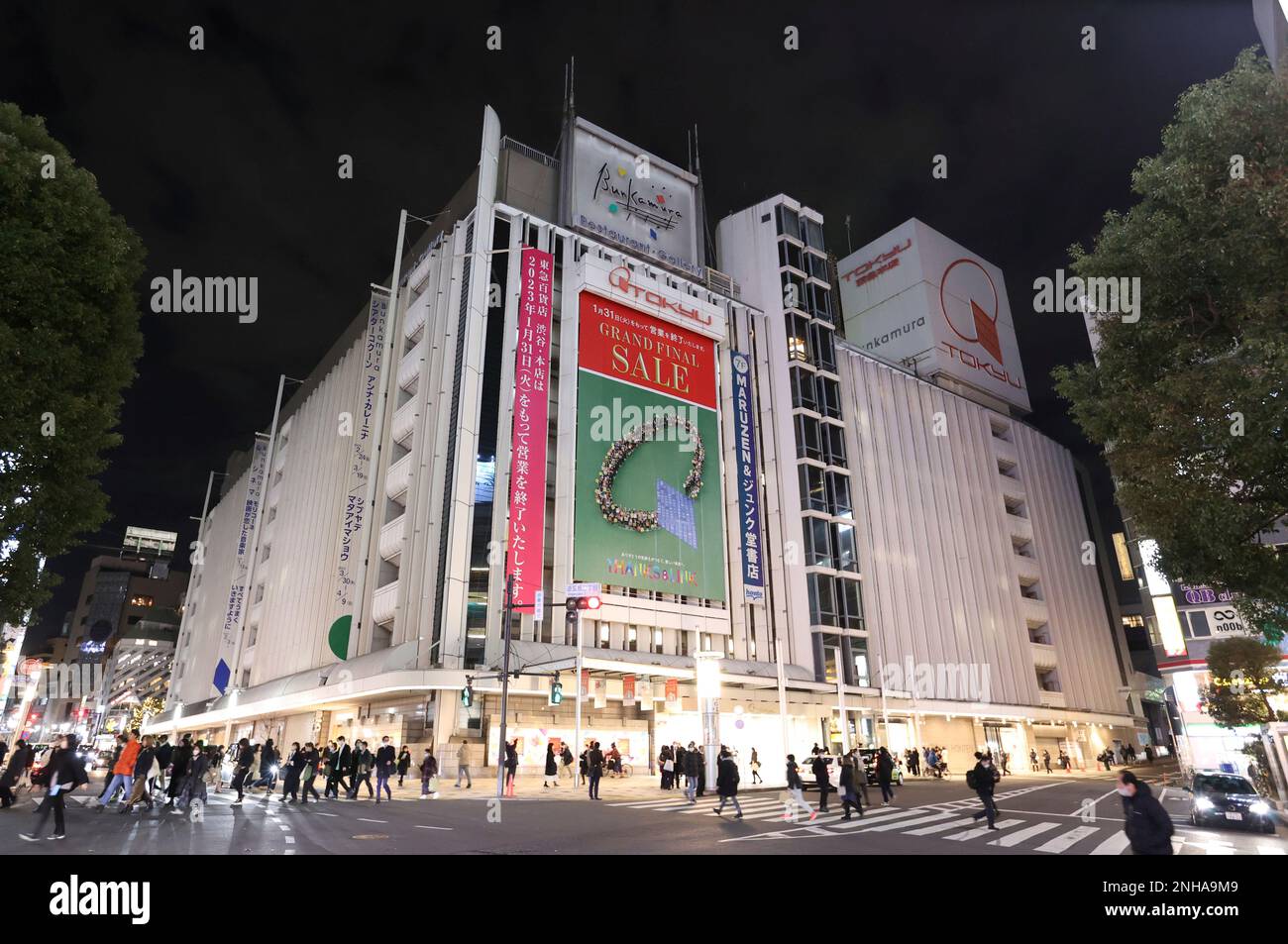 Tokyu Department Store Shibuya Honten closes after 55-year operation in ...