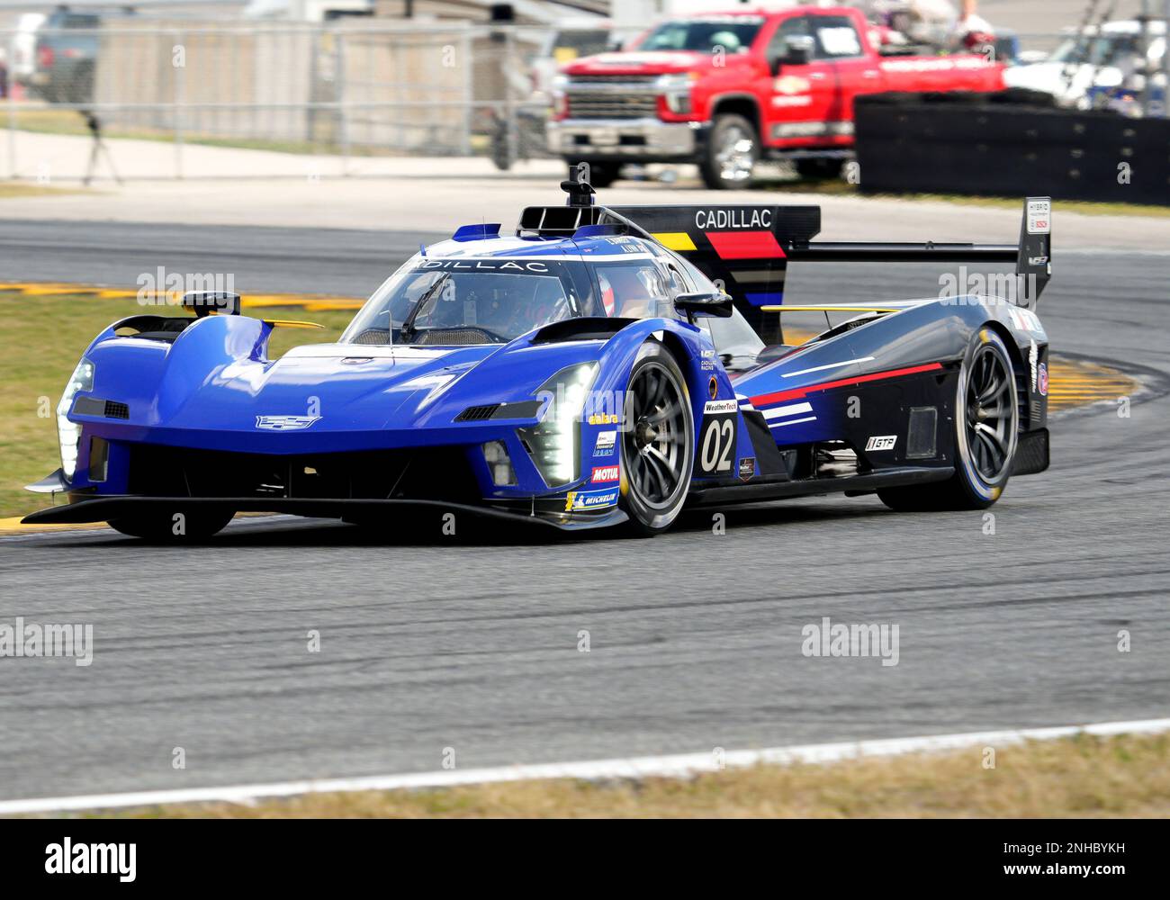 DAYTONA, FL - JANUARY 22: Chip Ganassi Racing driver Earl Bamber, Alex ...