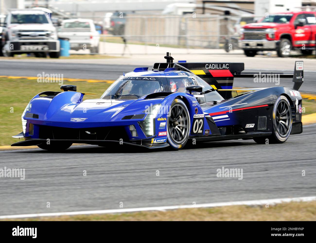 DAYTONA, FL - JANUARY 22: Chip Ganassi Racing driver Earl Bamber, Alex ...