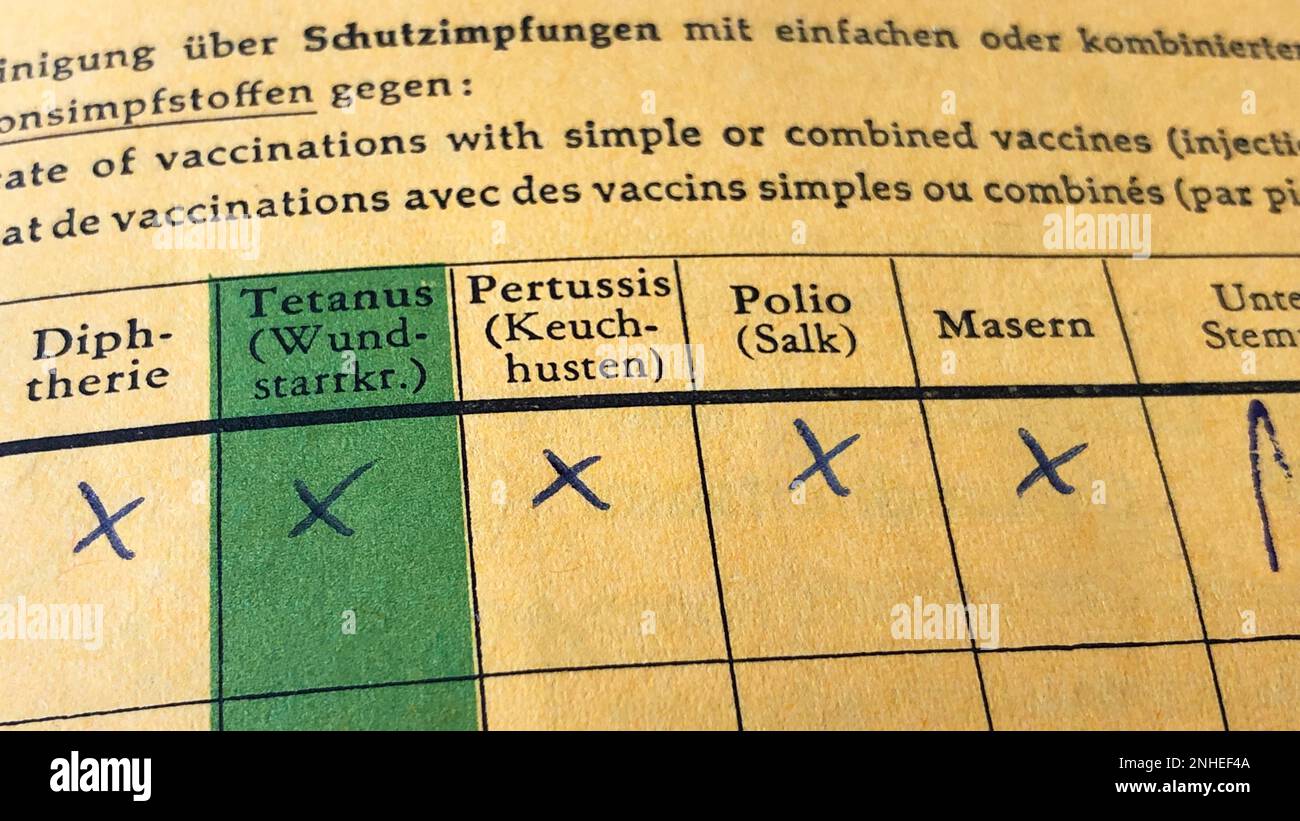 Komplette impfung -Fotos und -Bildmaterial in hoher Auflösung – Alamy