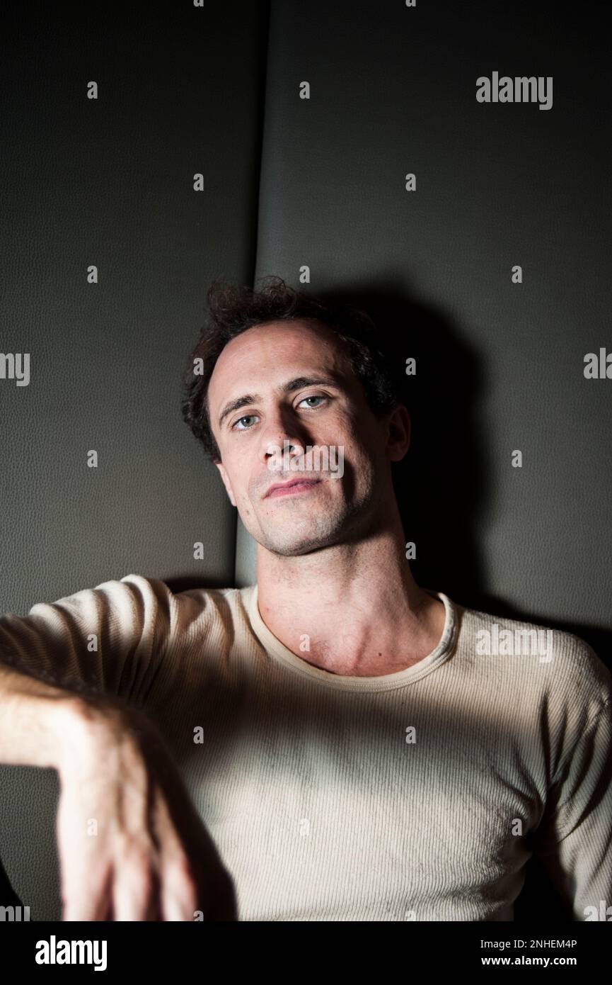 Actor and XV Premis Gaudí nominee Oriol Pla poses at the Antigua ...