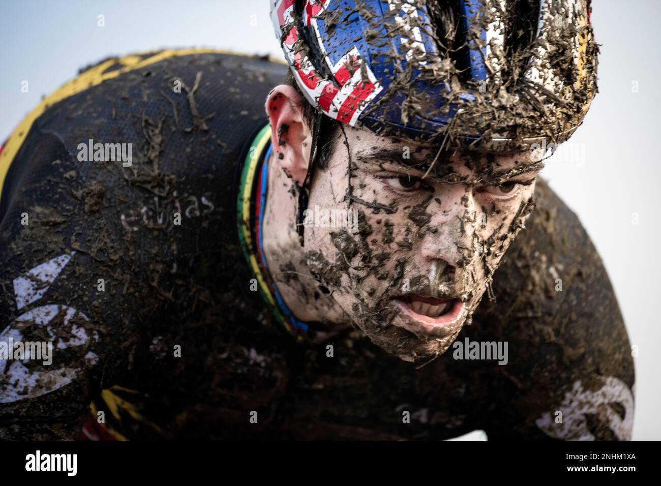 Belgian Wout Van Aert claimed his first UCI Cyclocross World Cup victory of the 2022-23 season ...