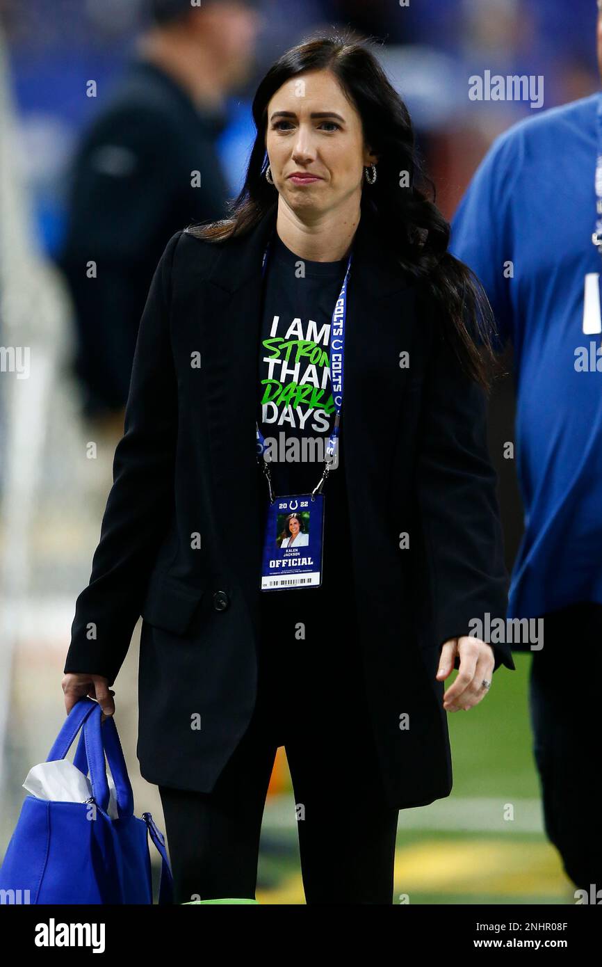 INDIANAPOLIS, IN - NOVEMBER 28: Colts Vice Chair & Owner Kalen Jackson ...