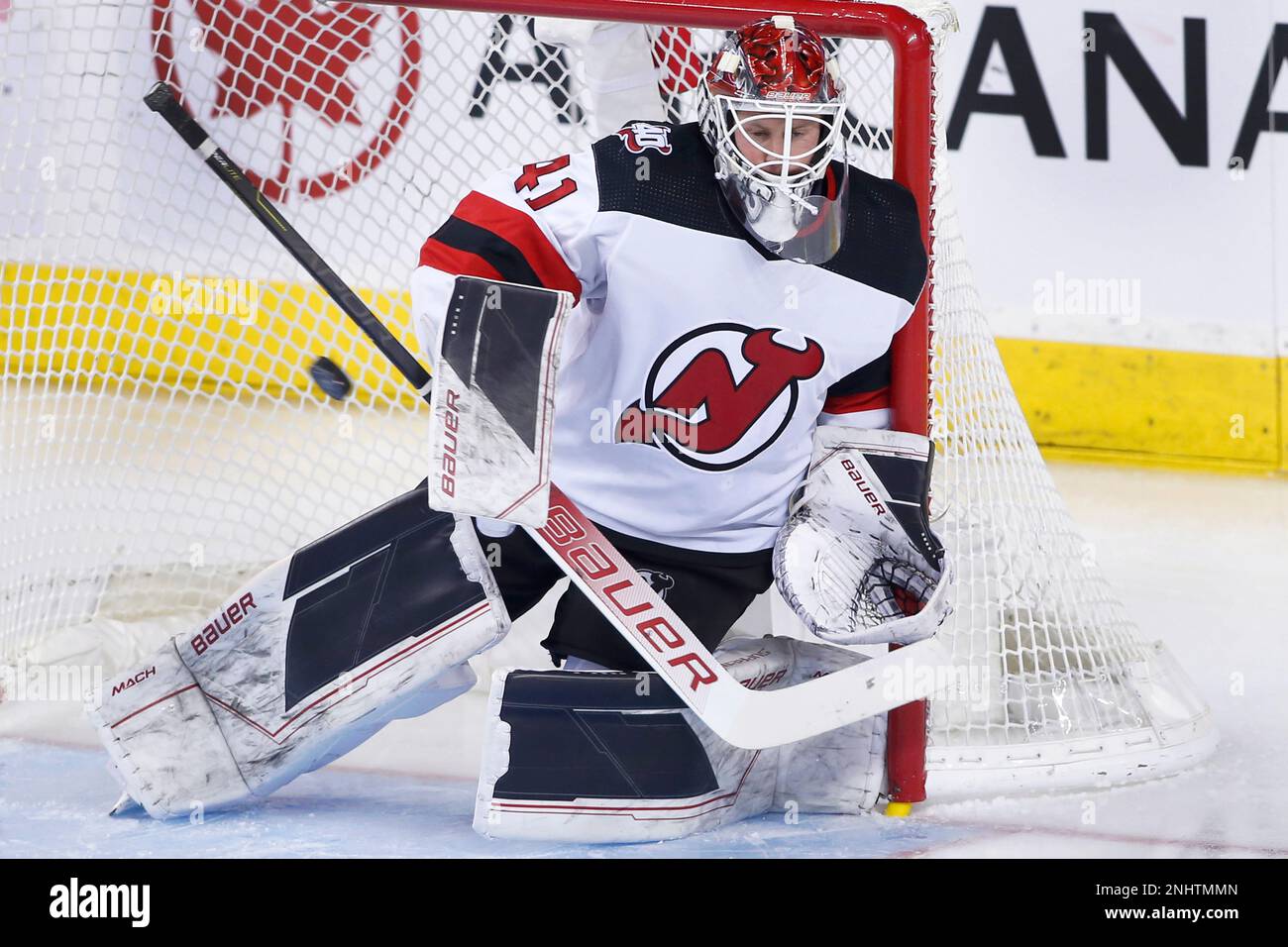 NHL profile photo on New Jersey Devils goalie Vitek Vanecek, from Czech ...