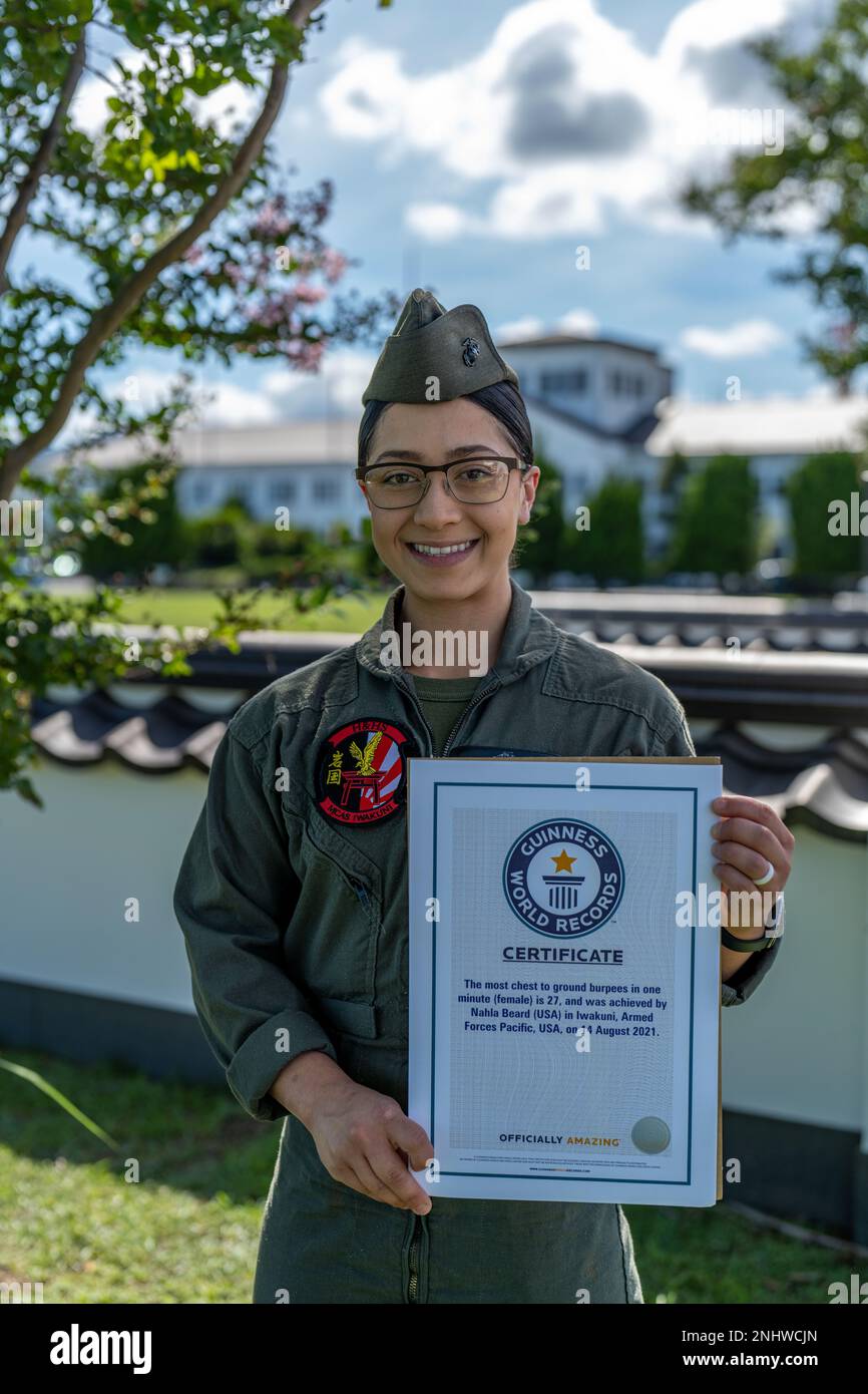 USA Marine Corps Sgt. Nahla Beard, Fluglotse mit Hauptquartier und ...