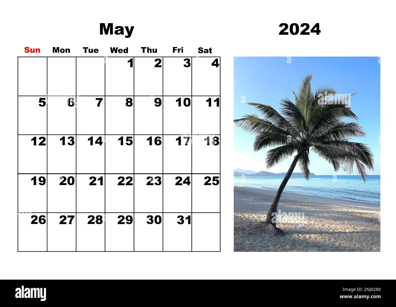 2024 calender -Fotos und -Bildmaterial in hoher Auflösung – Alamy