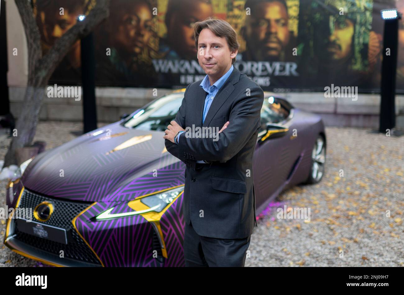 Lexus brand communications and marketing director Aurelio Garcia poses ...
