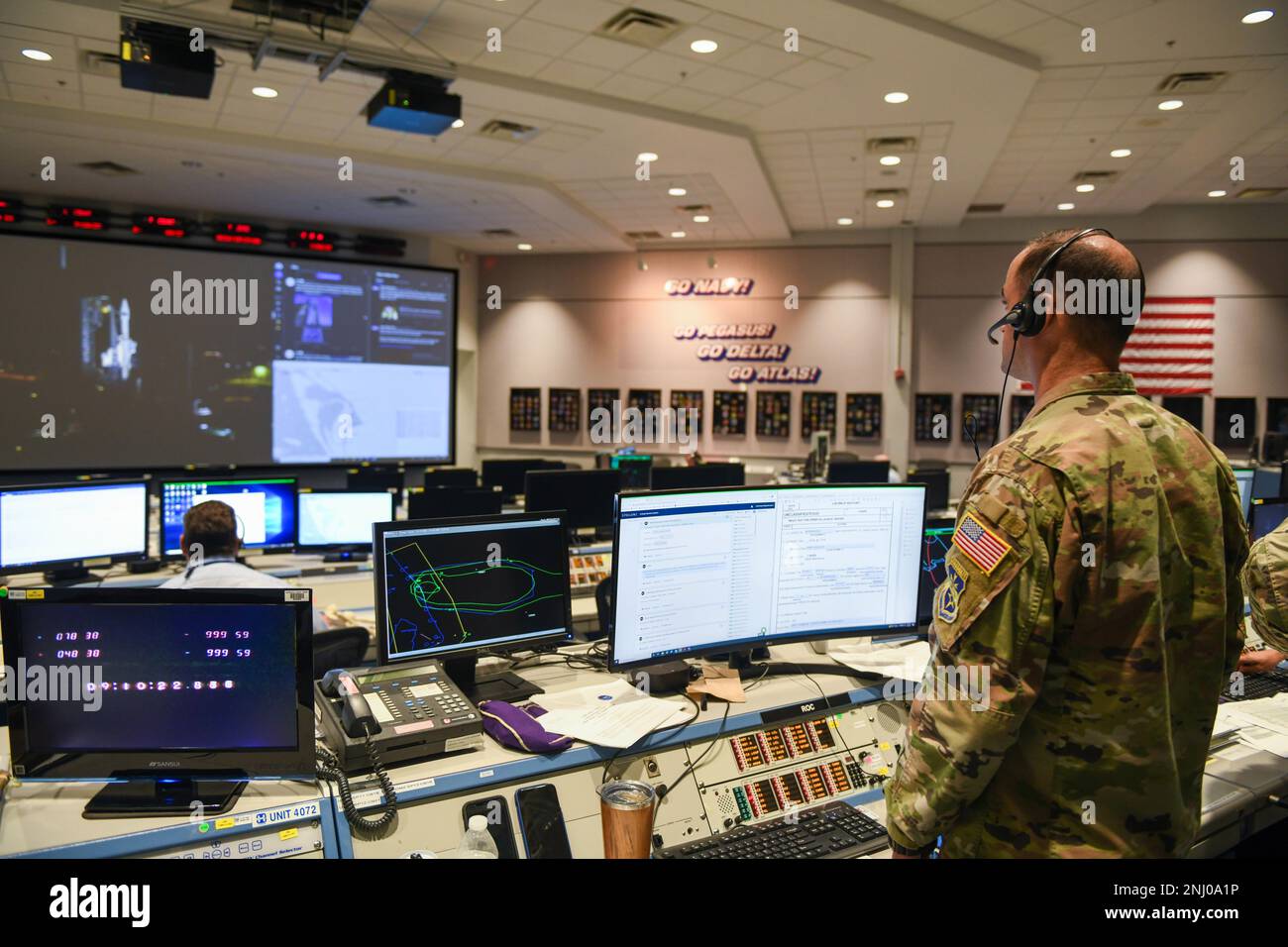 USA Space Force Captain Mark Conque, 1. Range Operations Squadron ...