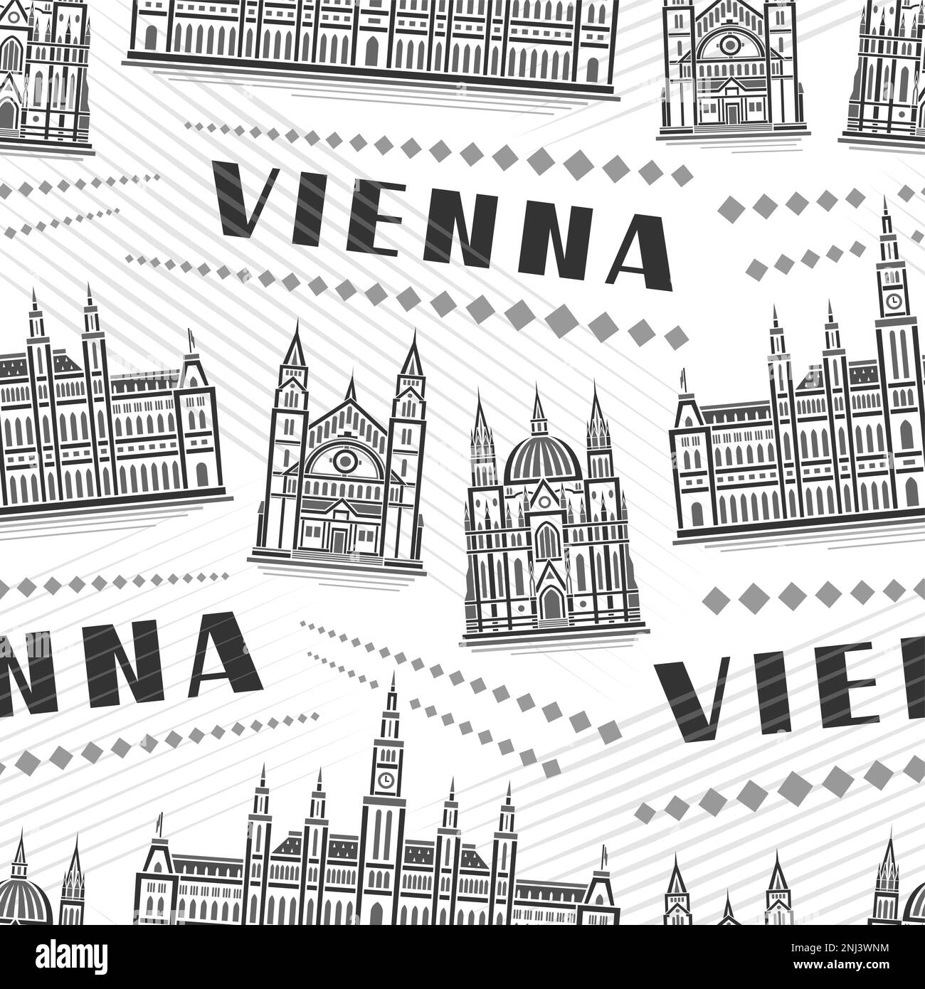 Wien umriss vektor -Fotos und -Bildmaterial in hoher Auflösung – Alamy