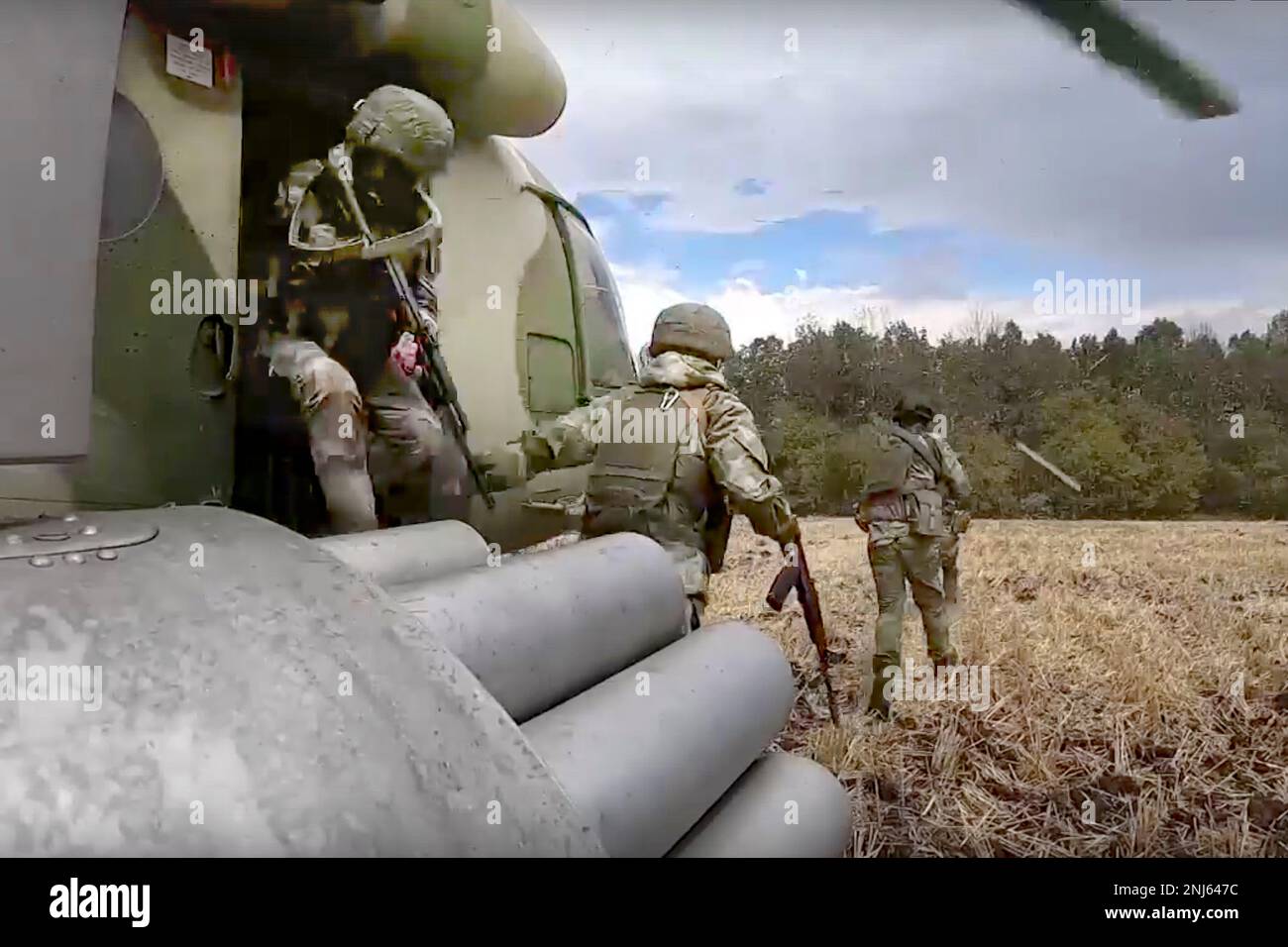File In This Handout Photo Taken From Video And Released By Russian