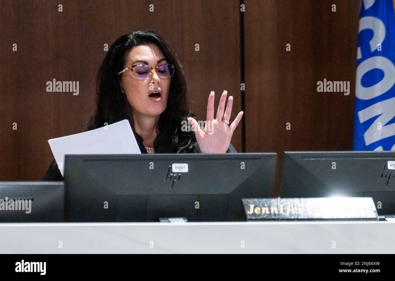 Waukesha County Circuit Court Judge Jennifer Dorow admonishes defendant ...