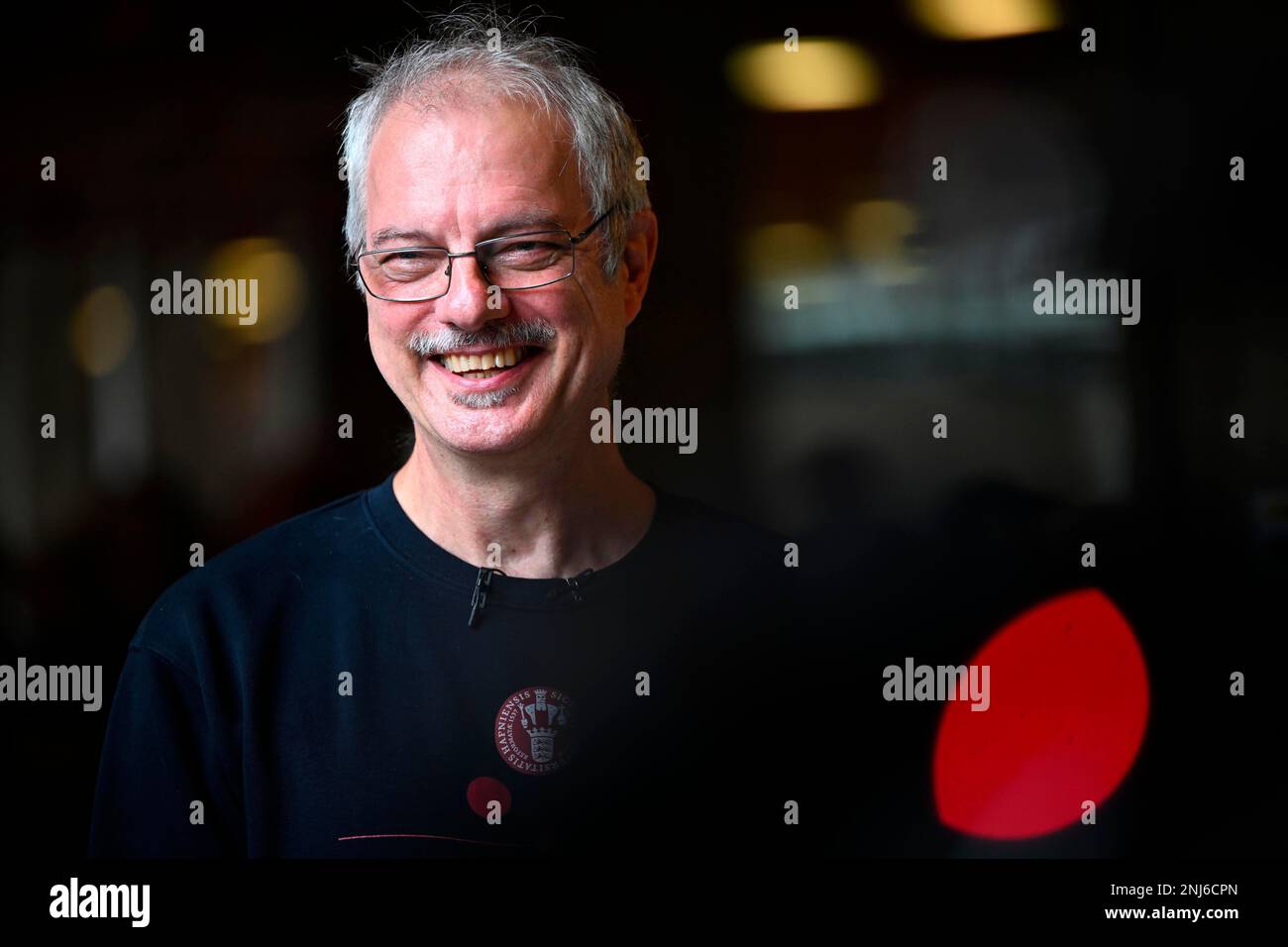 Nobel Prize in Chemistry winner Morten Meldal smiles as he meets the ...