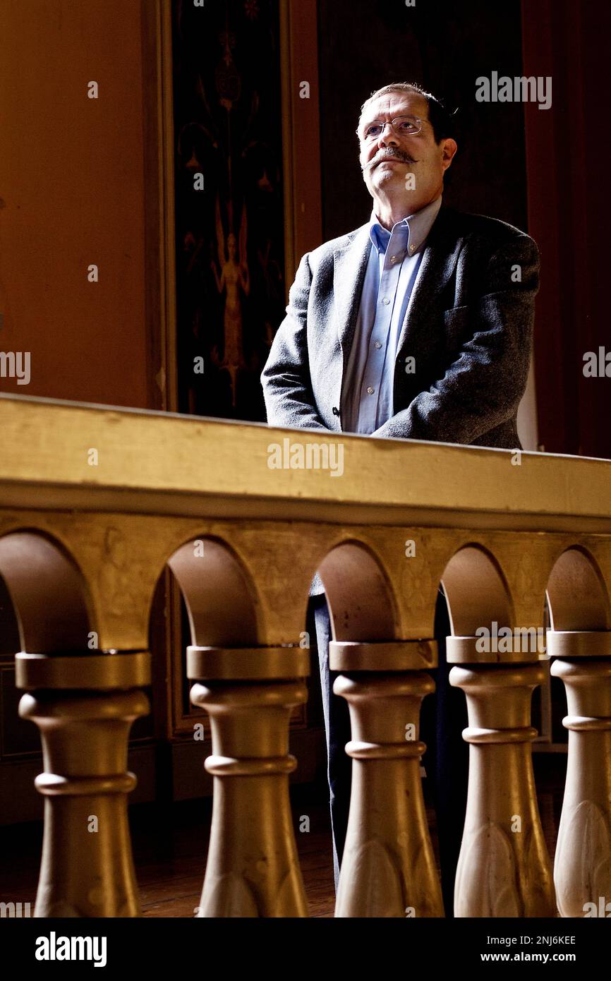 French physicist Alain Aspect is seen in Copenhagen, Denmark, on Oct. 3 ...