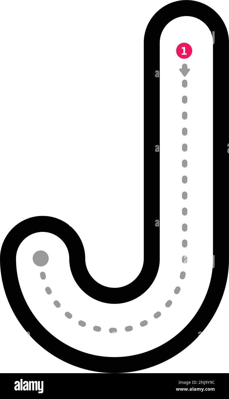 Vorschulalphabet arbeitsblatt j Ausgeschnittene Stockfotos und -bilder ...