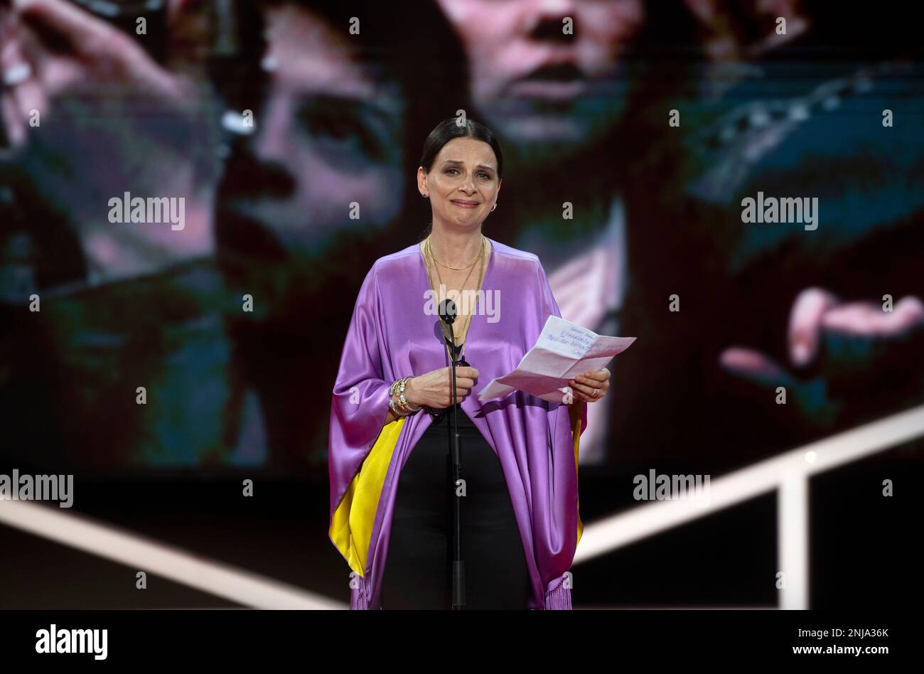 Actress Juliette Binoche is moved to receive the Donostia Award in San ...