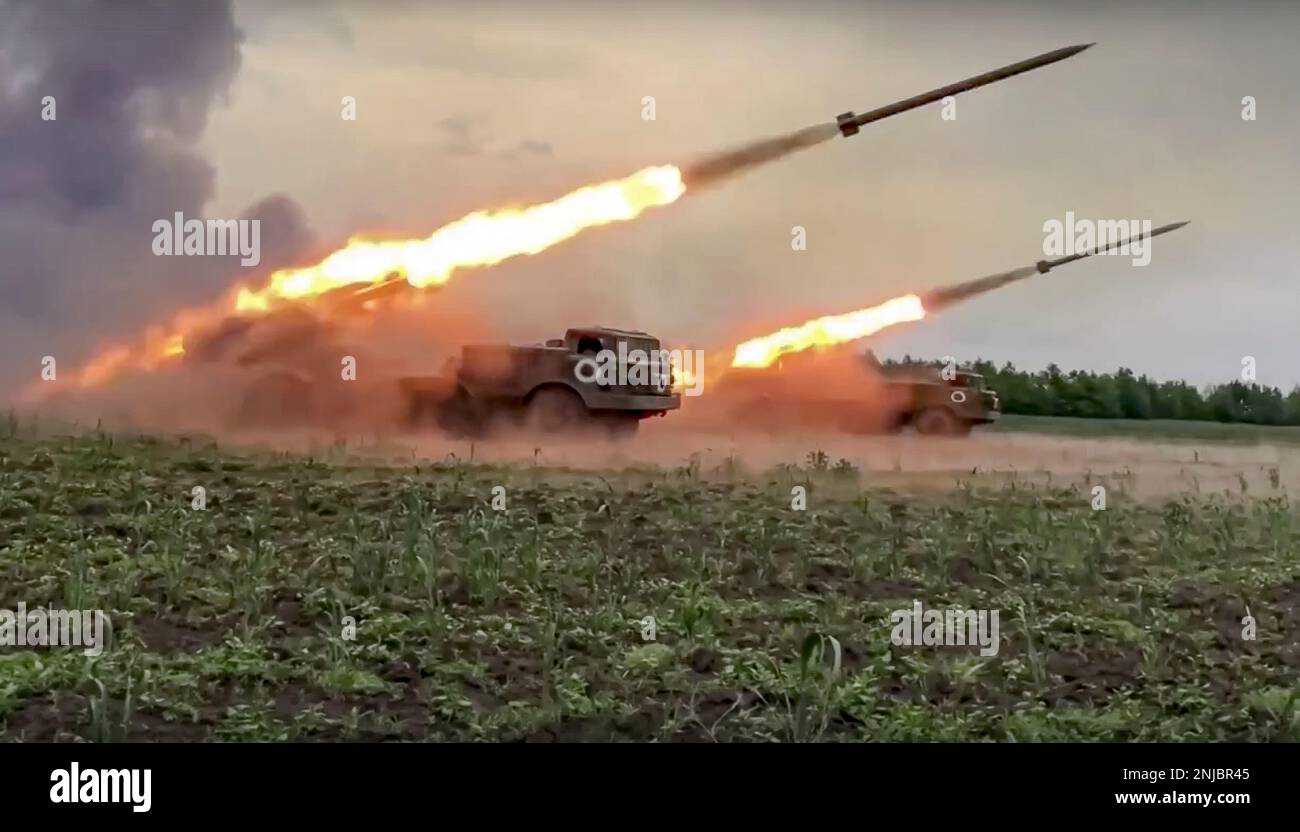 FILE - In this handout photo released by Russian Defense Ministry Press ...