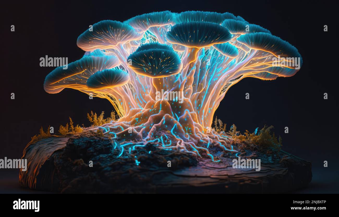 Biolumineszierendes myzel -Fotos und -Bildmaterial in hoher Auflösung ...