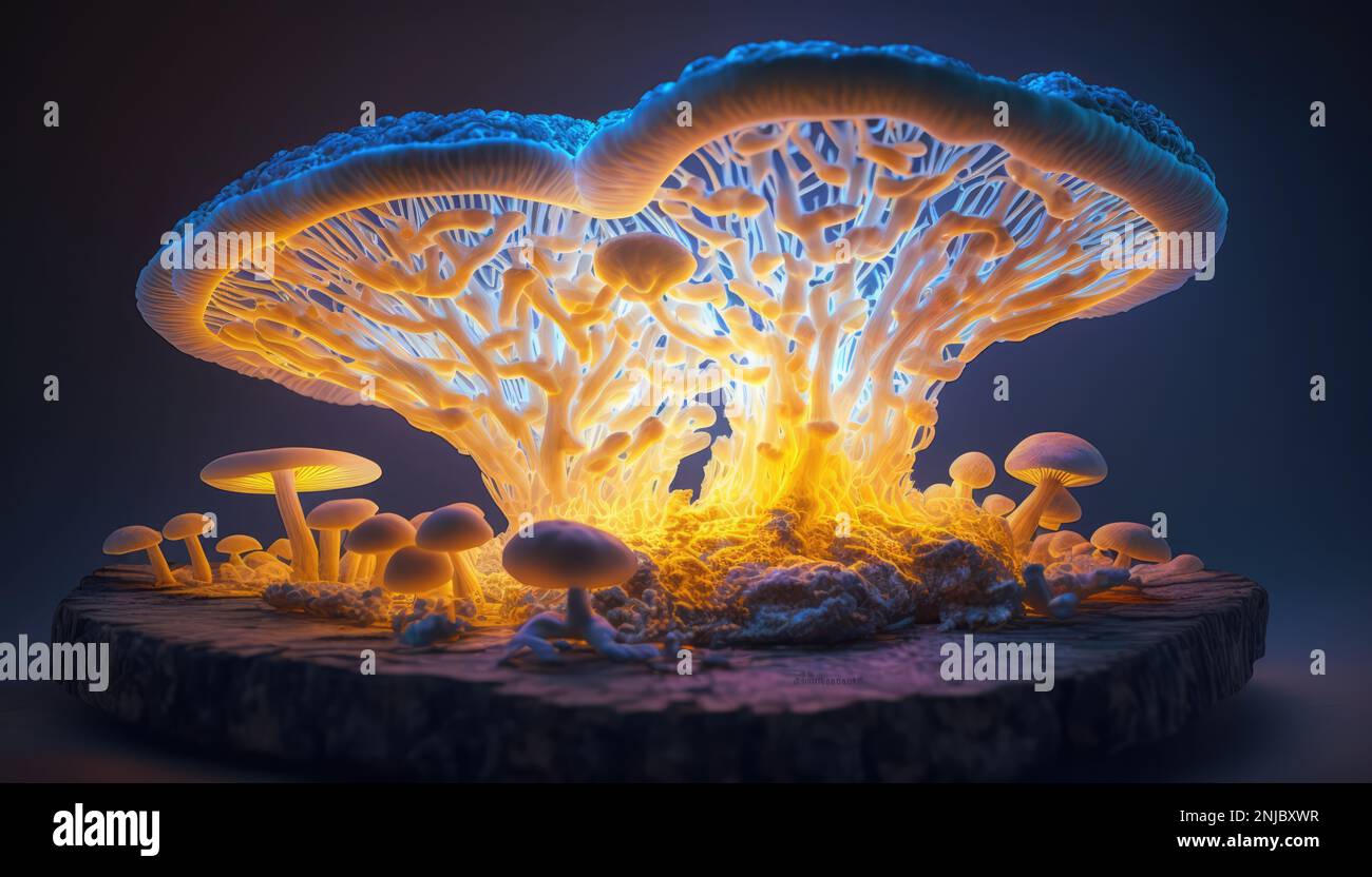 Biolumineszierendes myzel -Fotos und -Bildmaterial in hoher Auflösung ...
