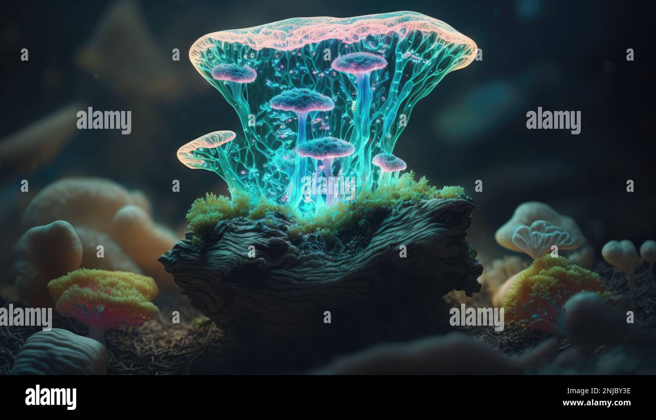 Biolumineszierendes myzel -Fotos und -Bildmaterial in hoher Auflösung – Alamy