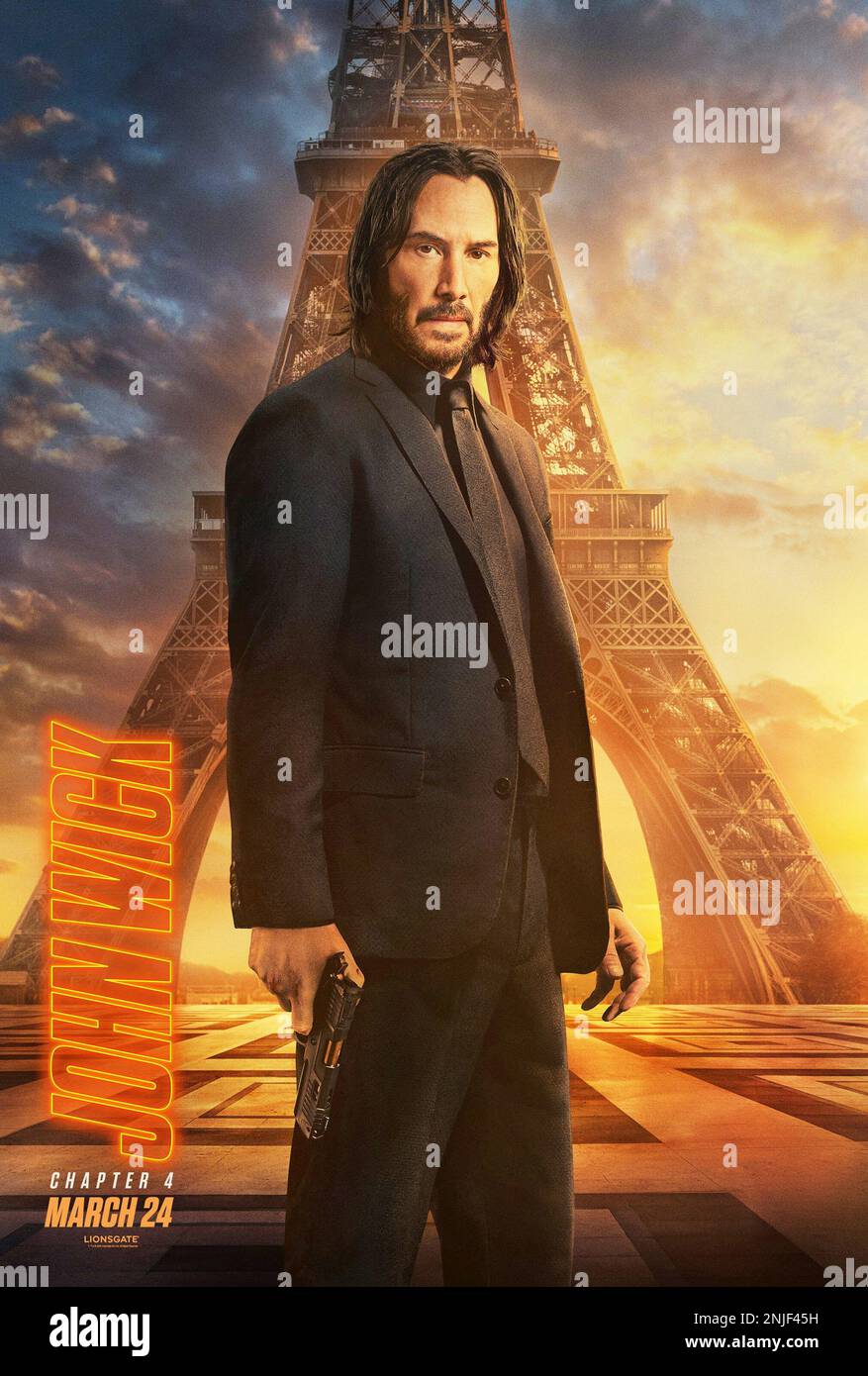 JOHN WICK: KAPITEL 4, Vorschuss-Poster, Keanu Reeves, 2023. © Lionsgate ...