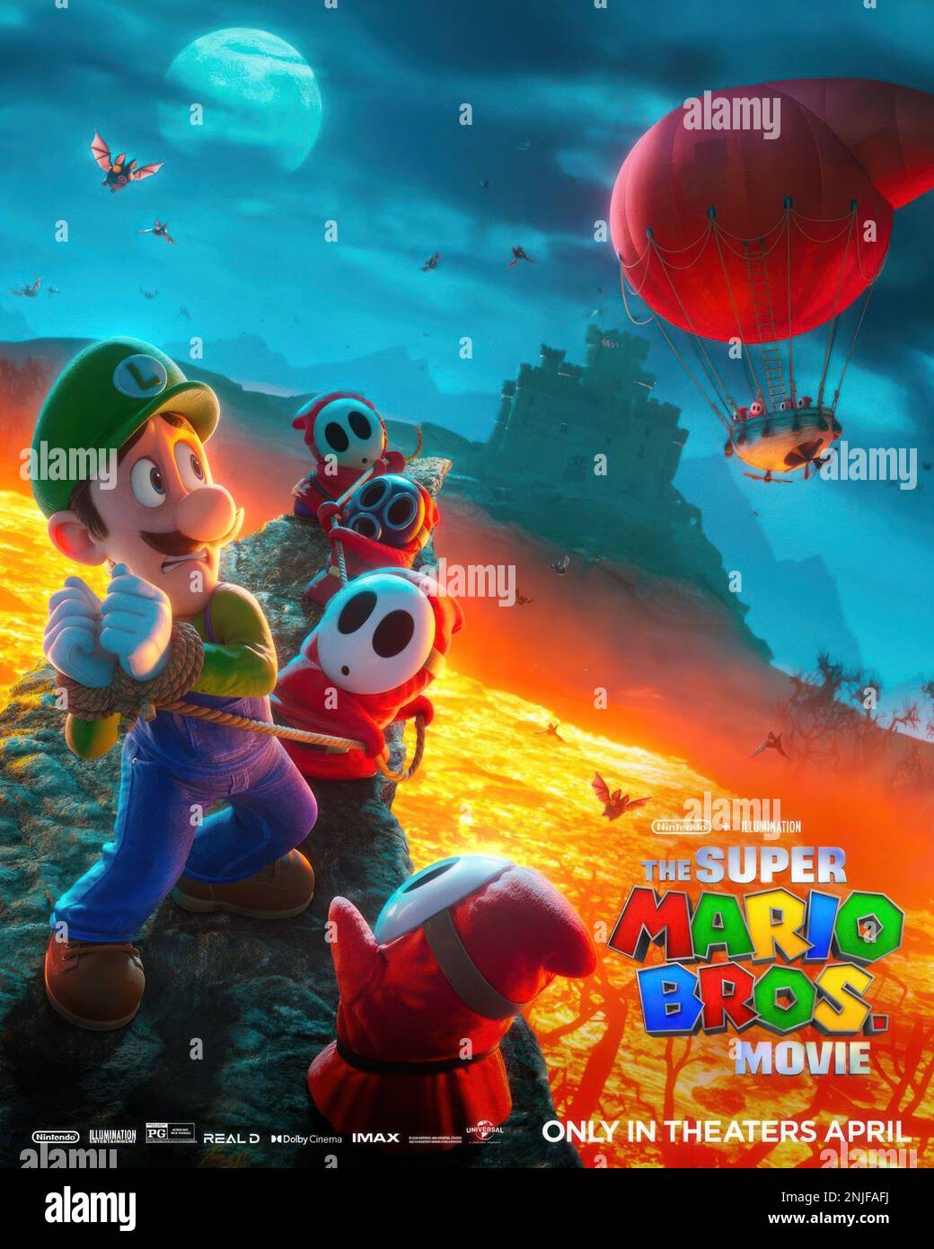 DER SUPER MARIO BROS. FILM, US-Poster, Luigi (Stimme: Charlie Day ...