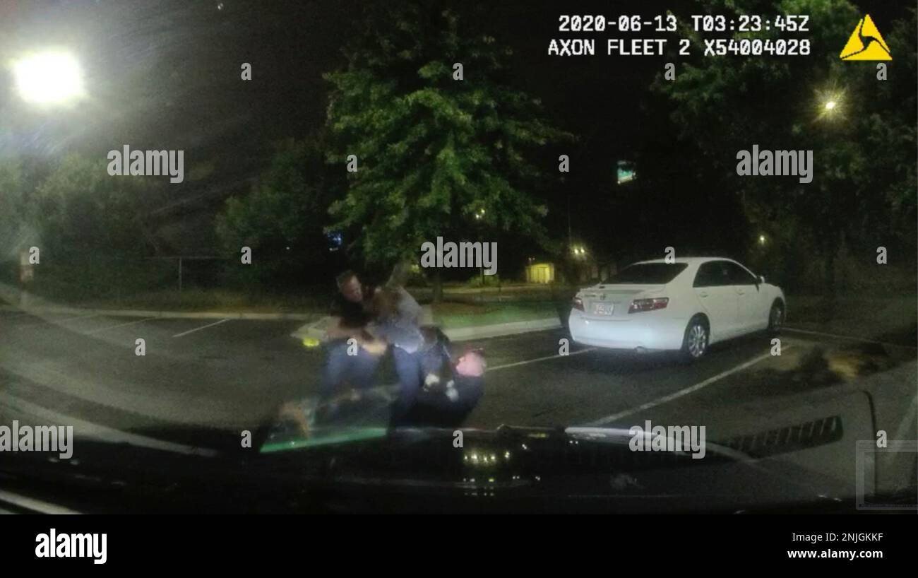 FILE - This screen grab taken from dashboard camera video provided by ...
