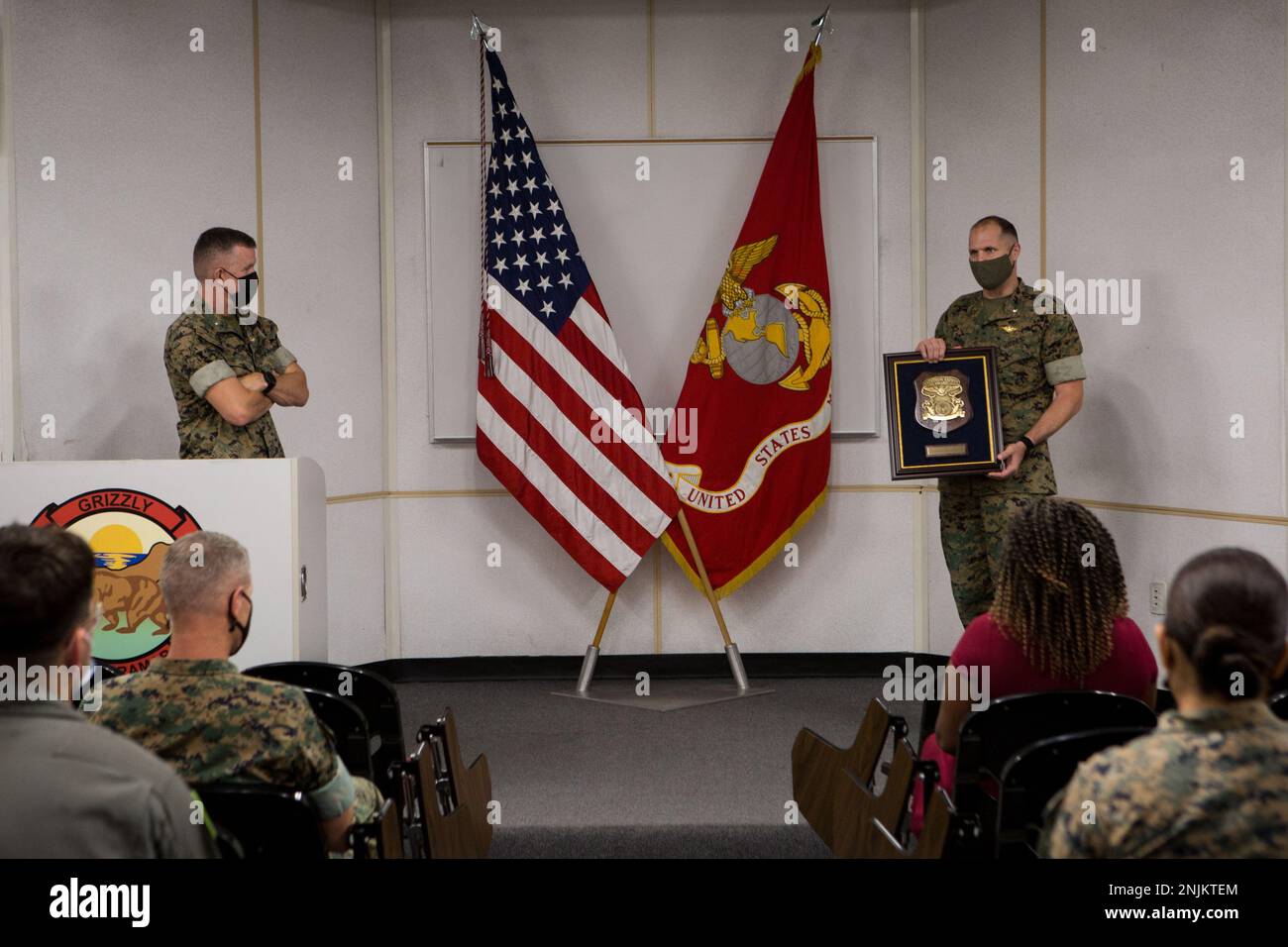 USA Marinekorps Brigade. General Jason Woodworth, Commanding General ...