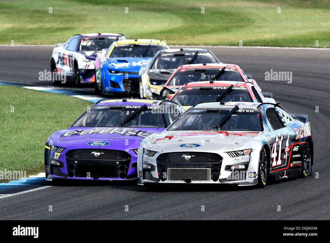 INDIANAPOLIS, IN - JULY 31: Cole Custer (#41 Stewart Haas Racing ...
