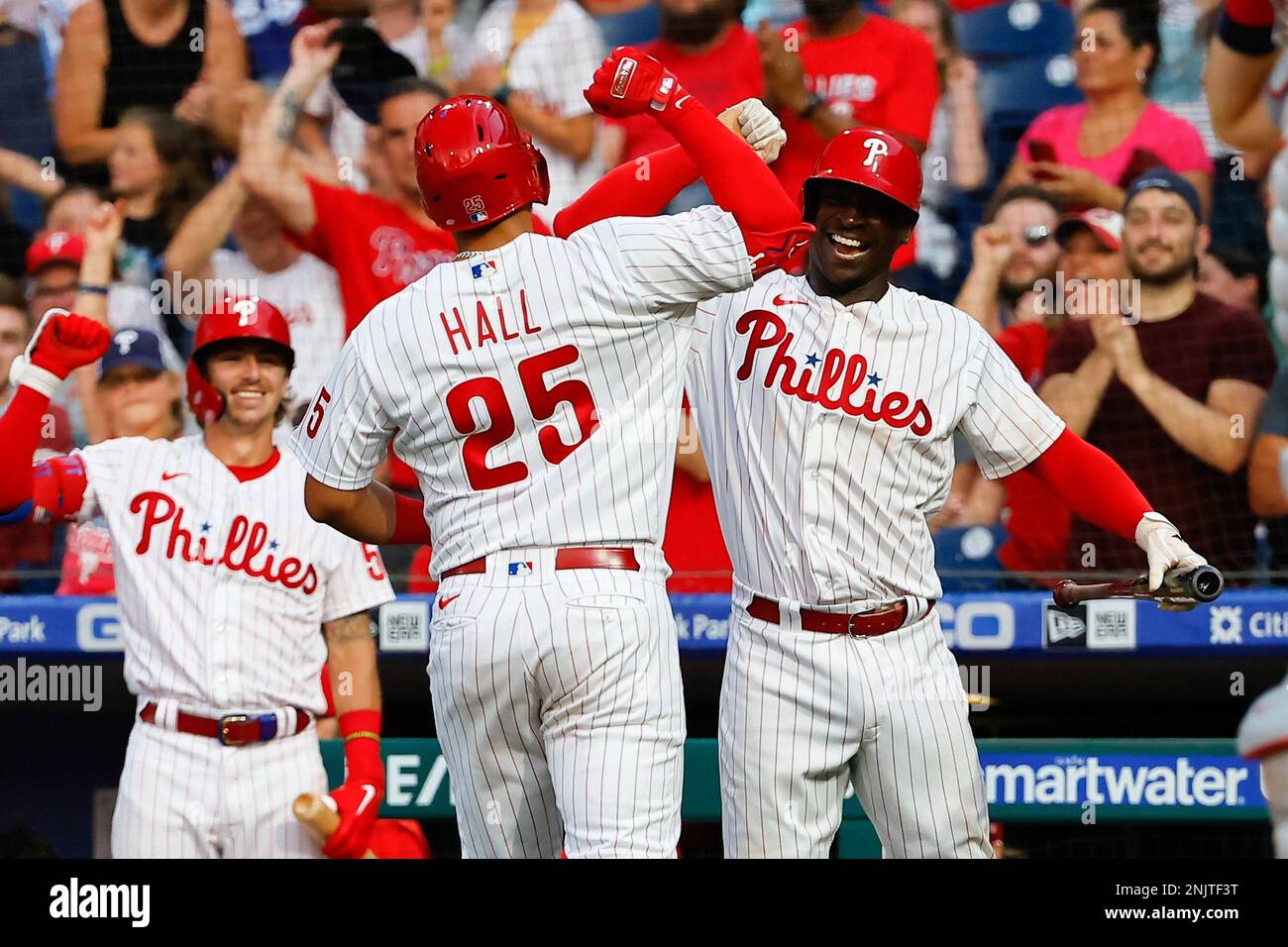 PHILADELPHIA, PA - JULY 01: Philadelphia Phillies first baseman Darick ...