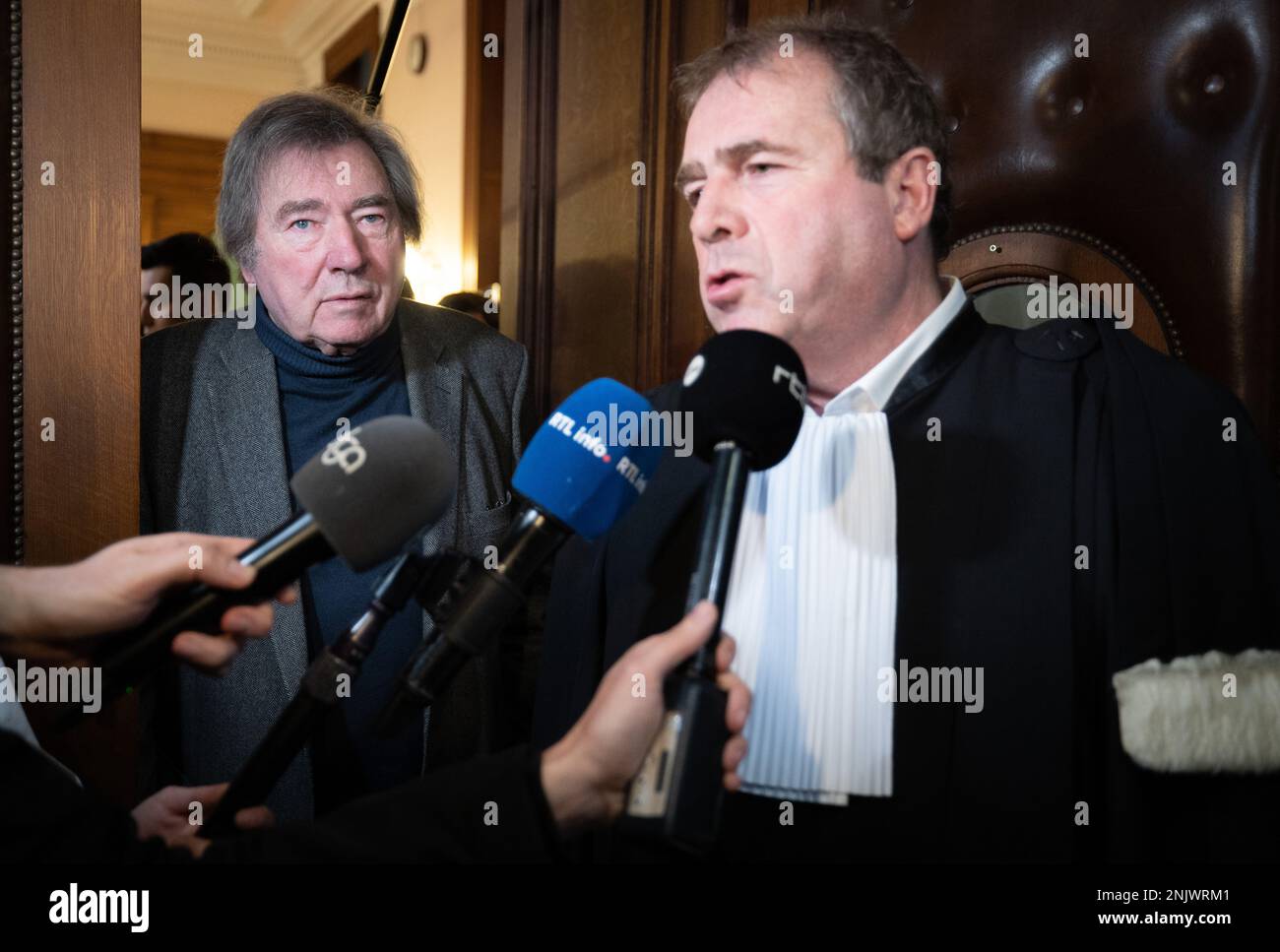 Ehemaliger wallonischer Wirtschaftsminister, Serge Kubla, und sein ...