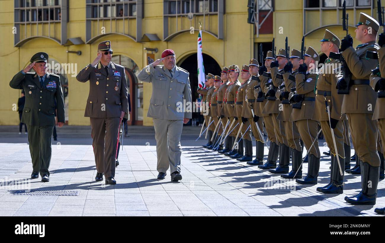 From left: General Daniel Zmeko Chief of the General Staff of the ...