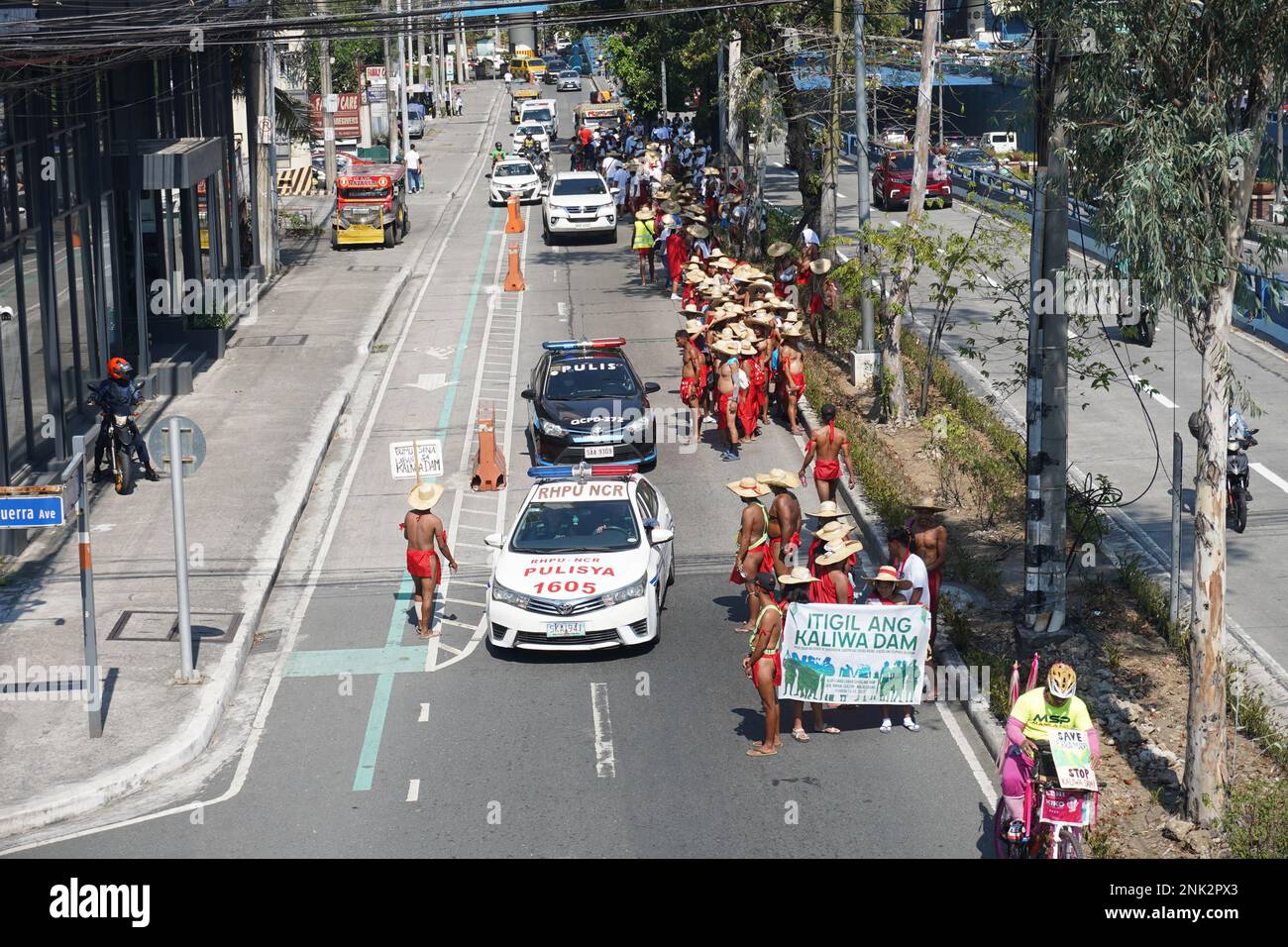 Quezon City, Philippinen. 23rh. Februar 2023. Rund 300 indigene ...