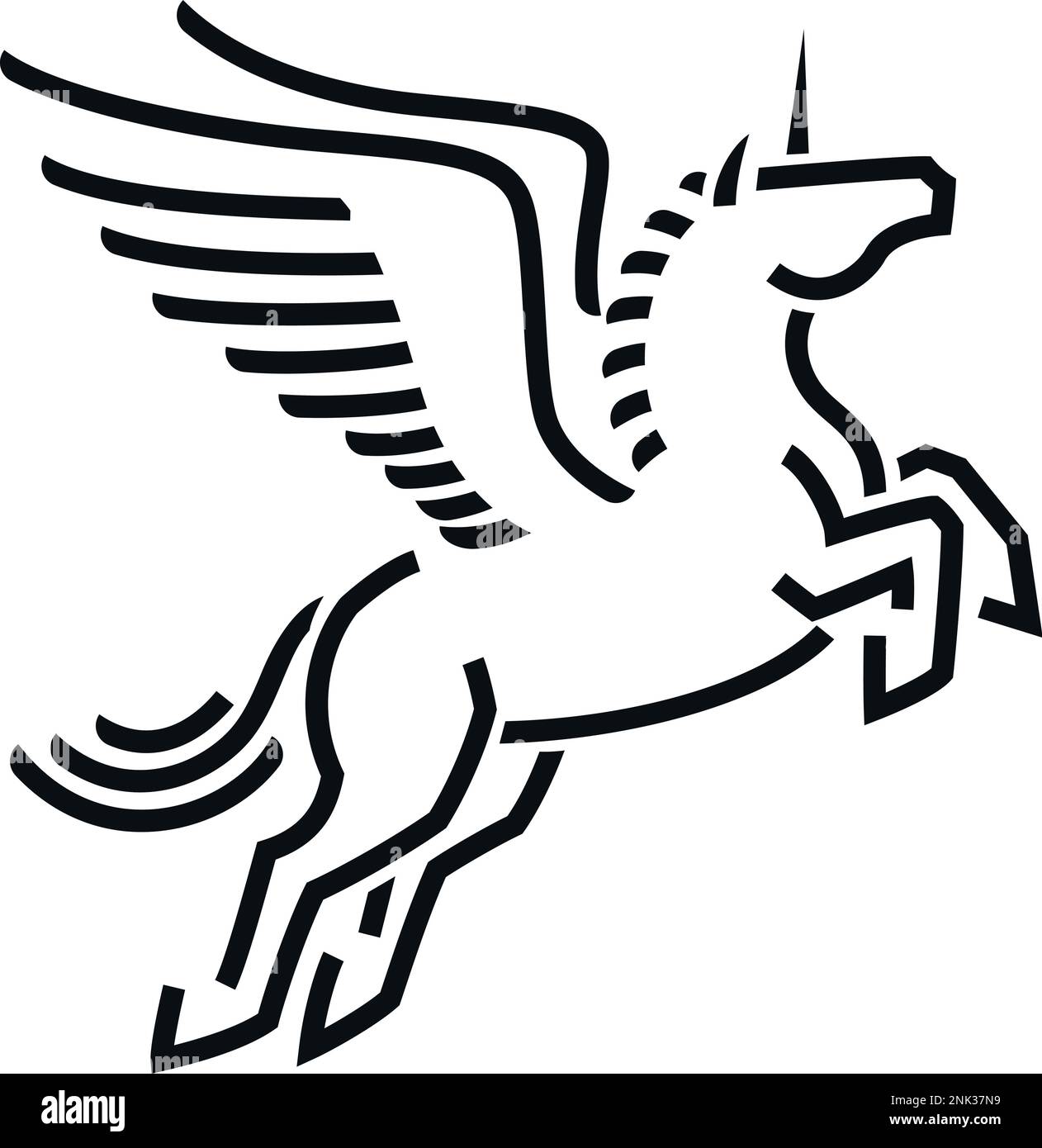 Geflügeltes einhorn -Fotos und -Bildmaterial in hoher Auflösung – Alamy